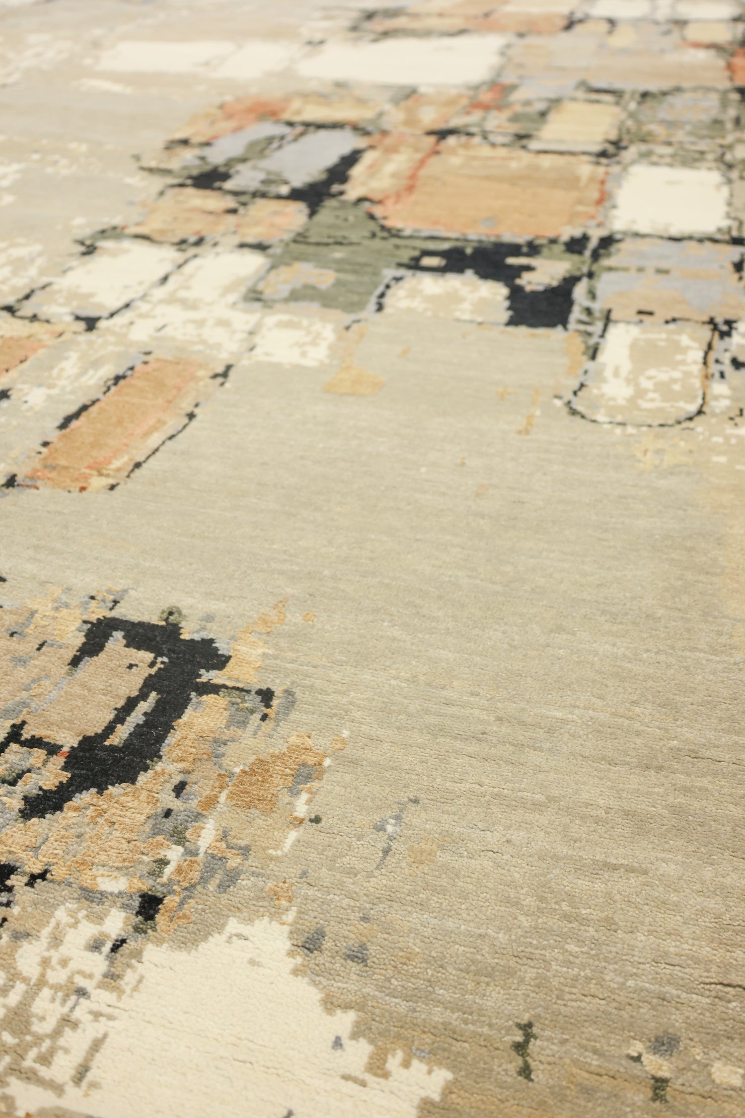 Digital Village Handwoven Contemporary Rug | Landry & Arcari