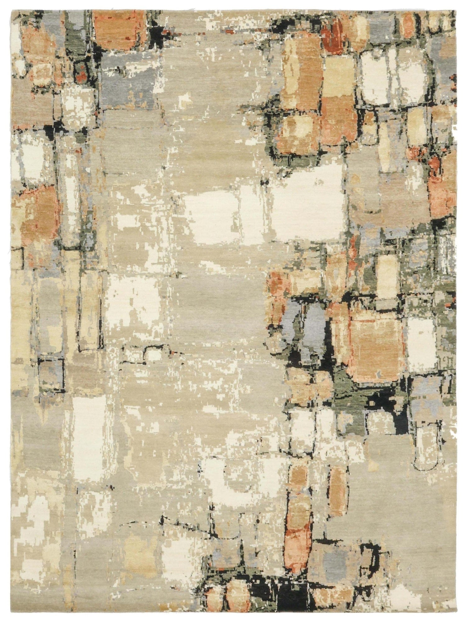 Digital Village Handwoven Contemporary Rug | Landry & Arcari