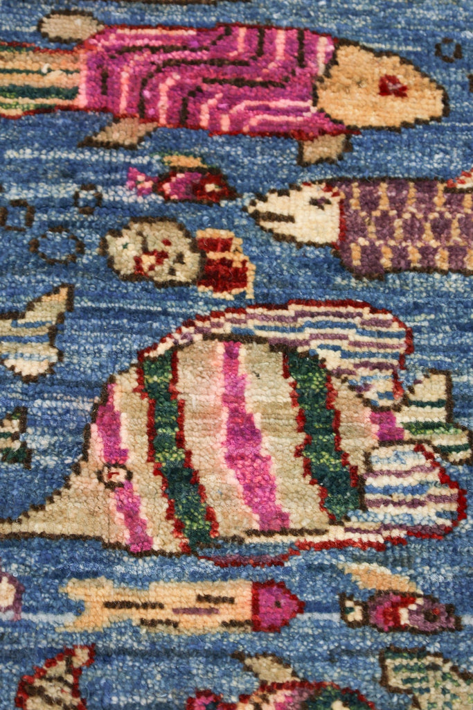 Fish Handwoven Contemporary Rug | Landry & Arcari