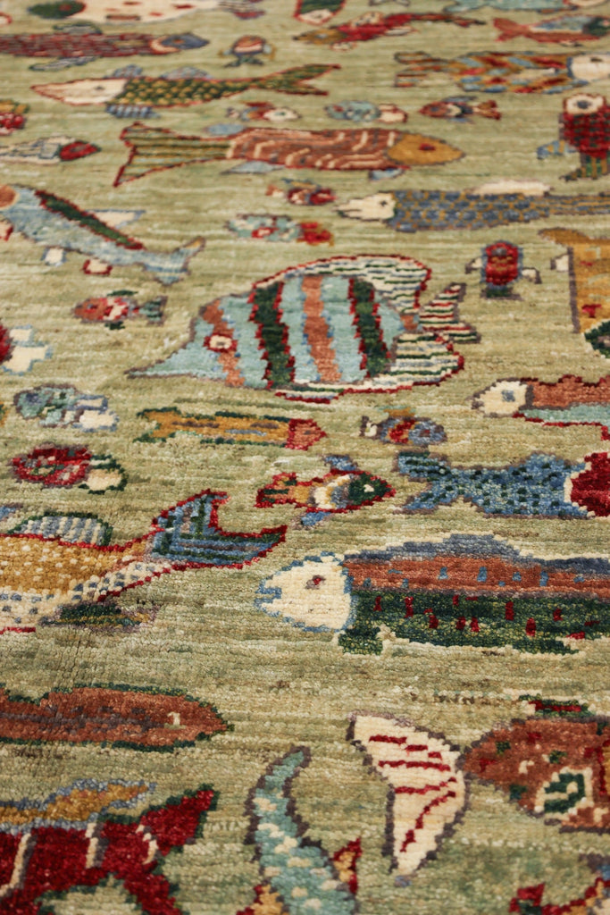 Fish Handwoven Contemporary Rug | Landry & Arcari