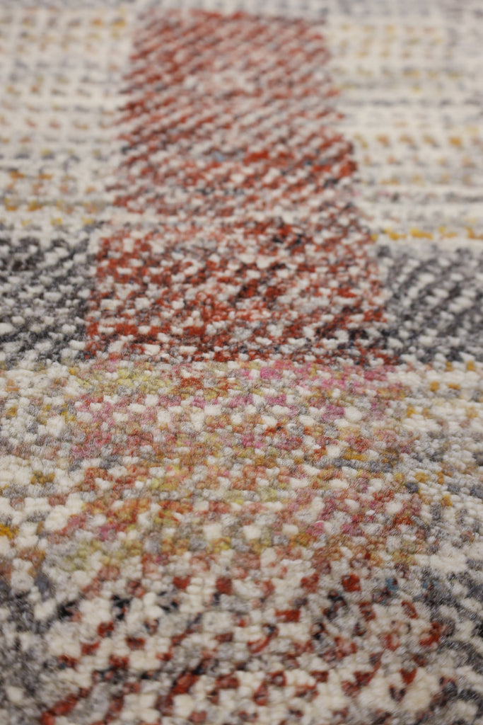 Gingham Handwoven Contemporary Rug | Landry & Arcari