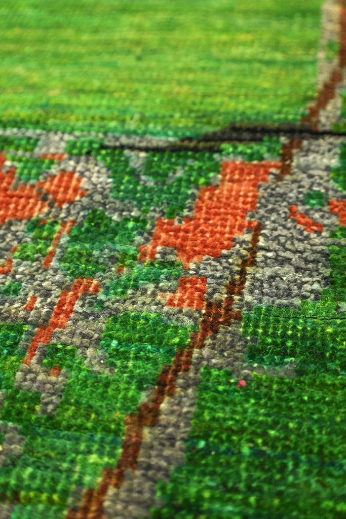 Quilting Handwoven Contemporary Rug | Landry & Arcari