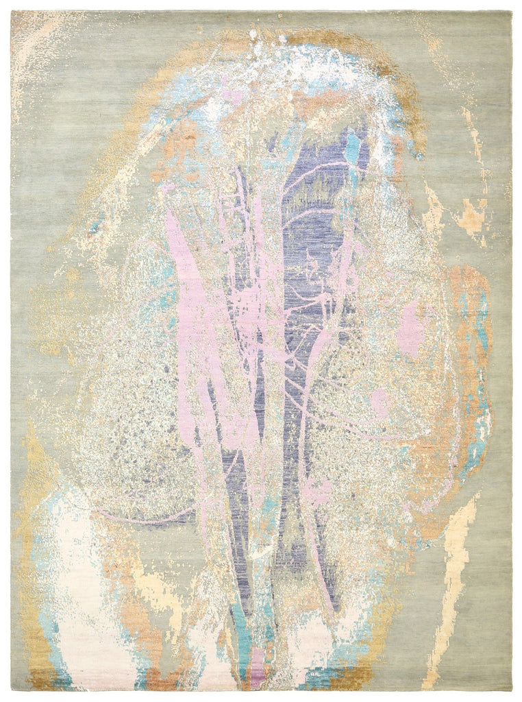 Silk Symphony Handwoven Contemporary Rug | Landry & Arcari