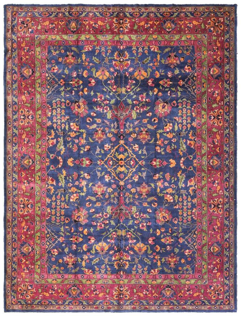 Antique Agra Handwoven Traditional Rug | Landry & Arcari