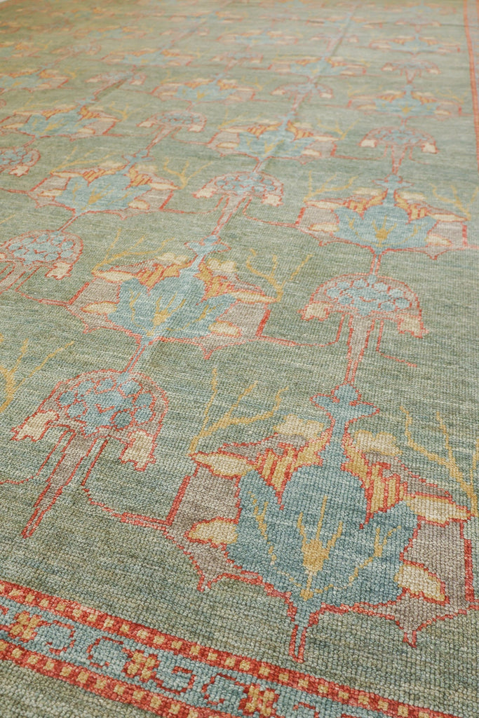 Arts & Crafts Handwoven Traditional Rug | Landry & Arcari