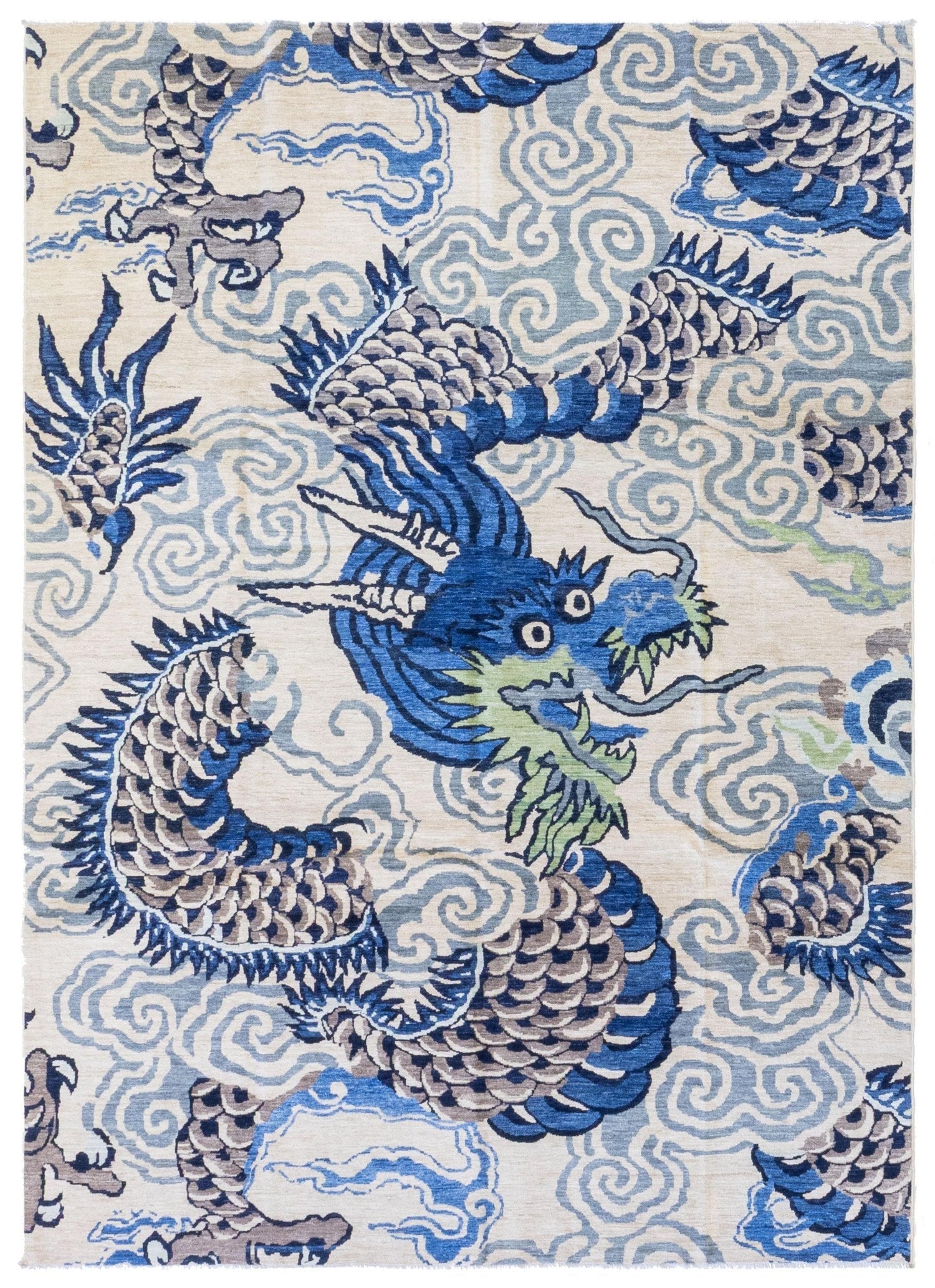 Dragon Handwoven Traditional Rug | Landry & Arcari – Landry & Arcari ...