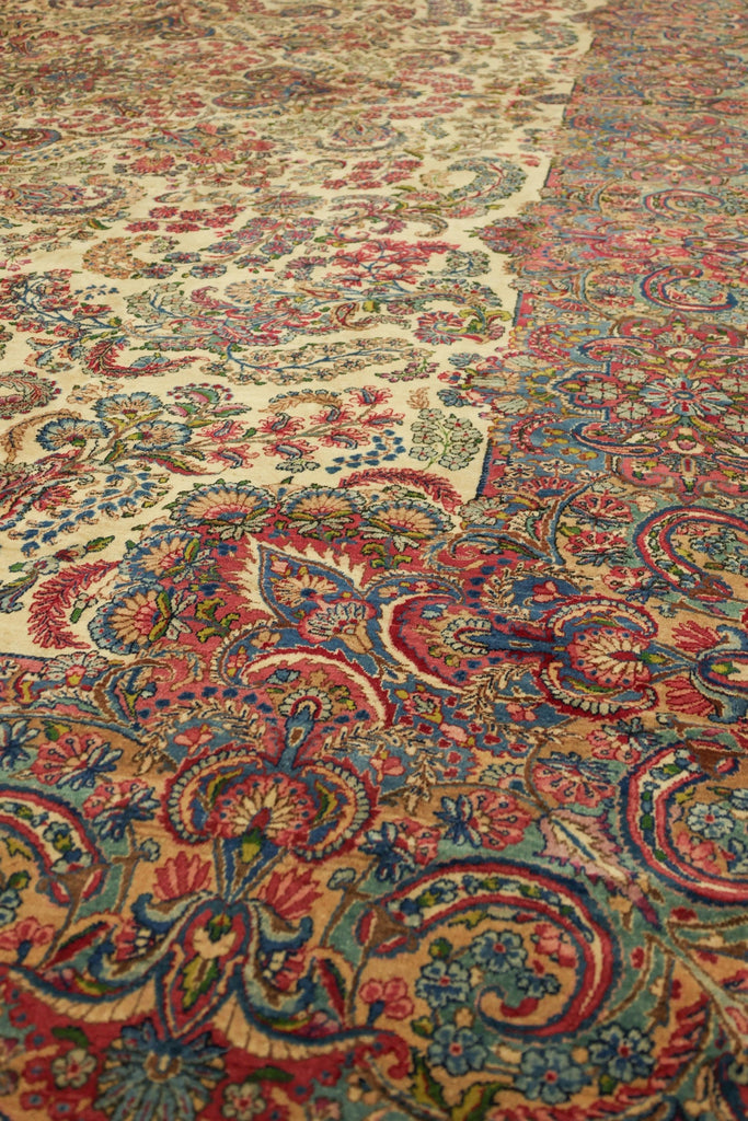 Antique Kerman Handwoven Traditional Rug | Landry & Arcari