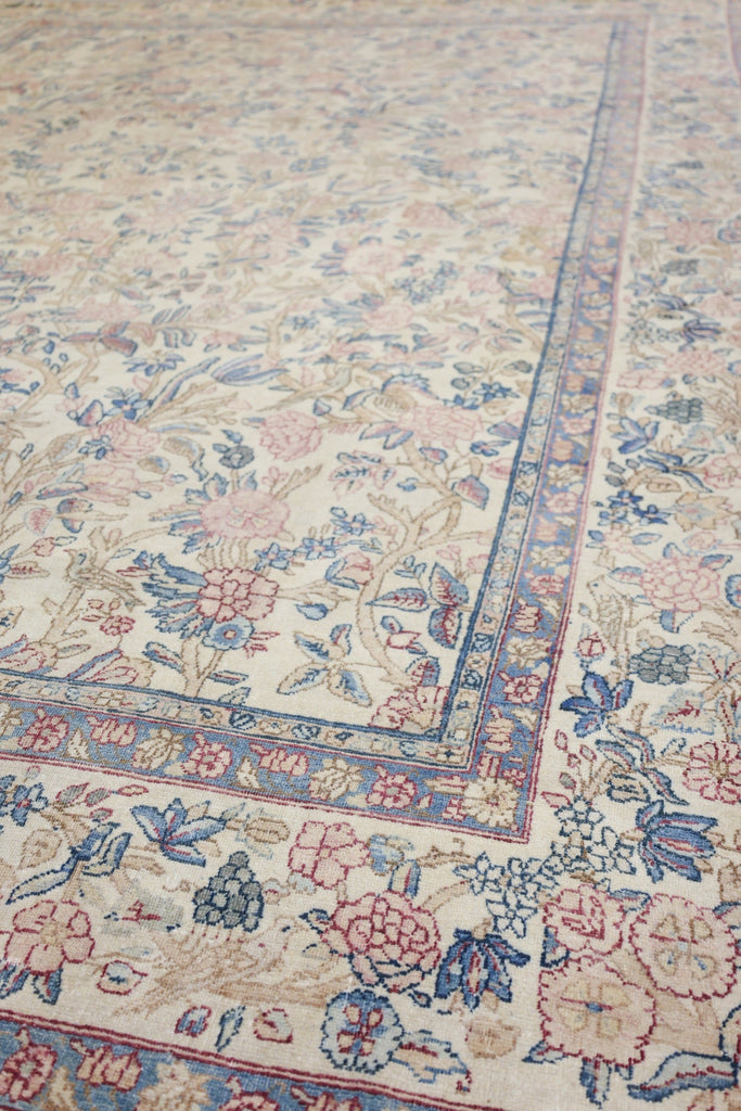 Vintage Kerman Handwoven Traditional Rug | Landry & Arcari