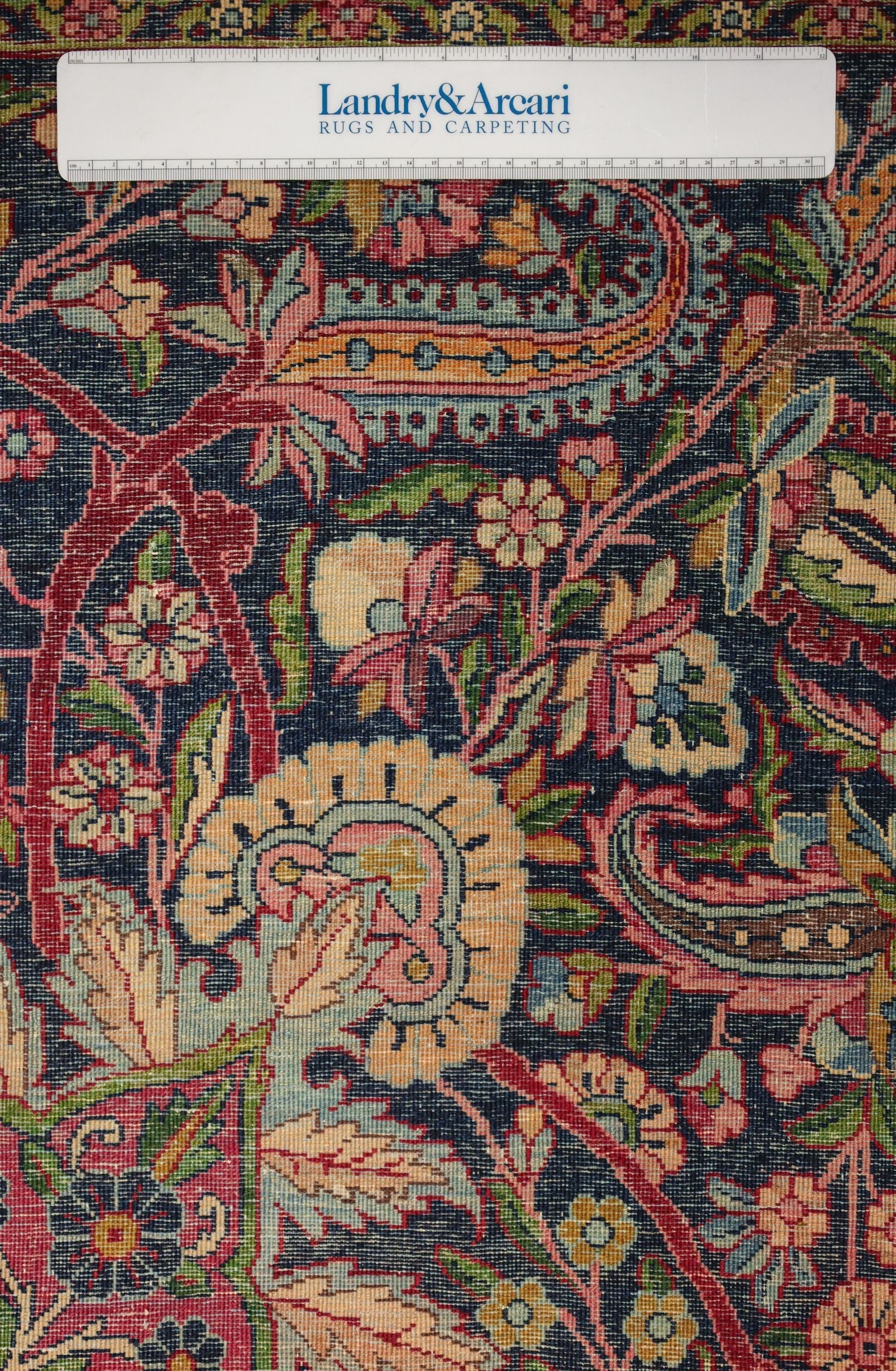 Antique Lavar Kerman Handwoven Traditional Rug | Landry & Arcari