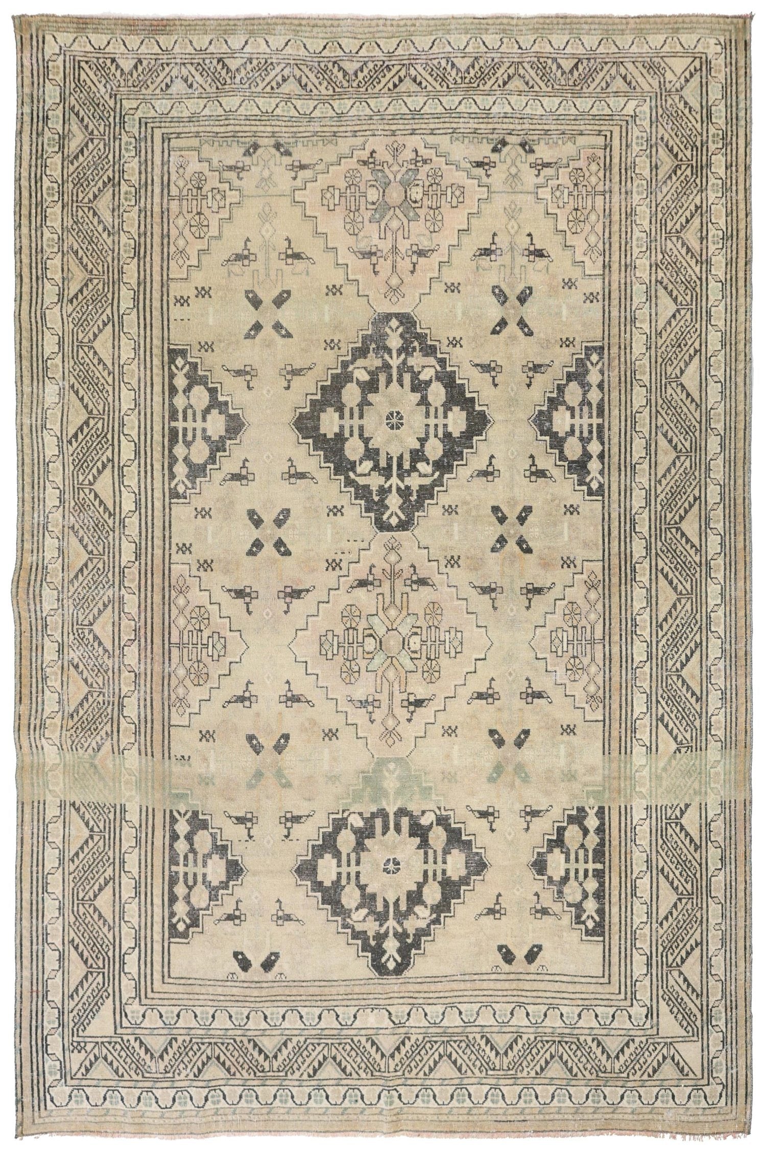 Vintage Samarkand Handwoven Traditional Rug | Landry & Arcari