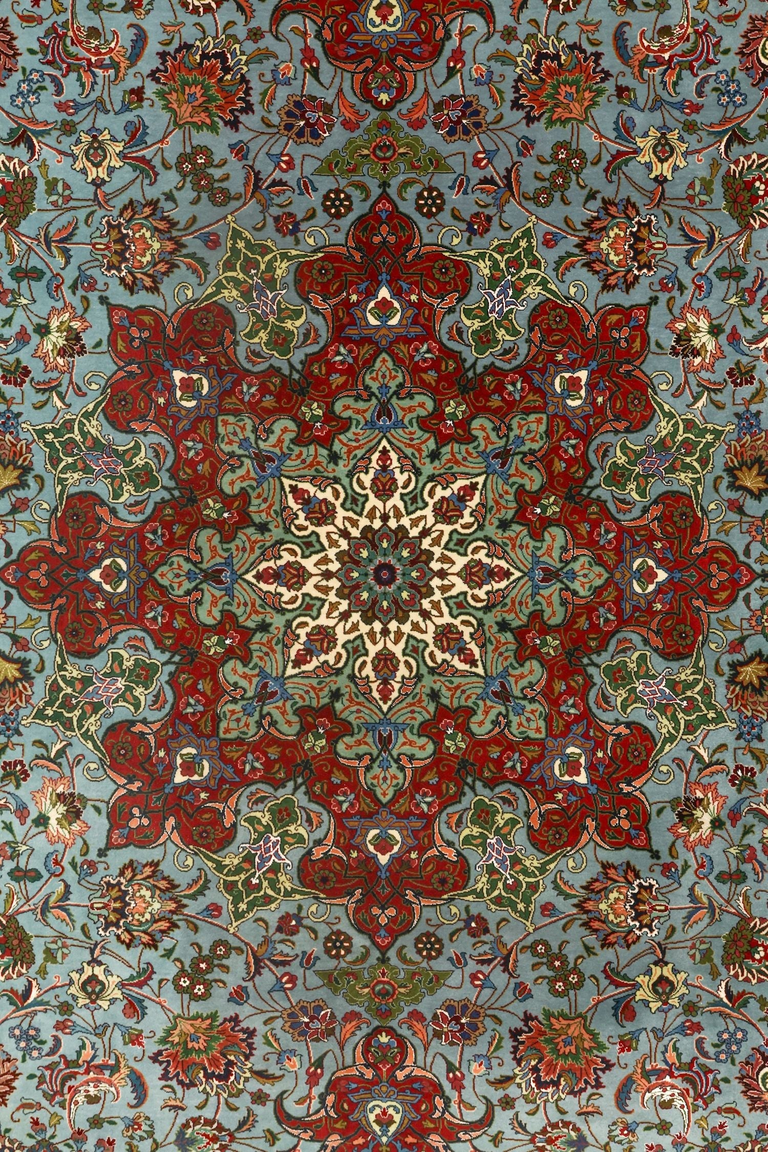 Vintage Tabriz Handwoven Traditional Rug | Landry & Arcari