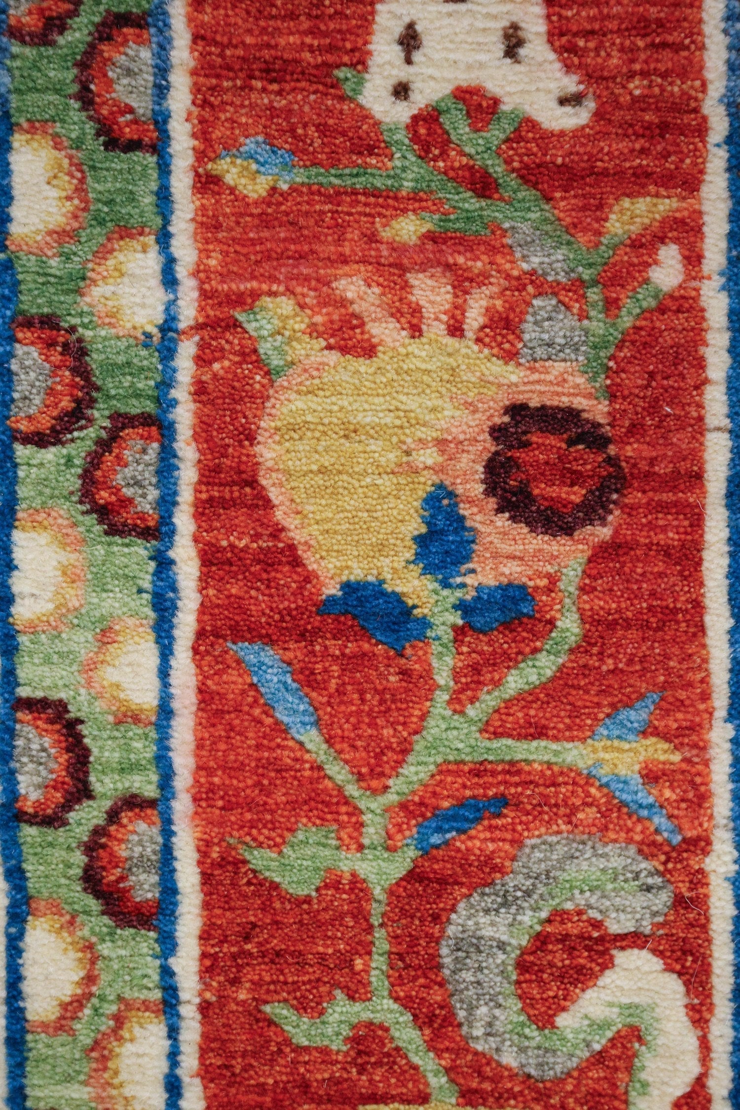 Tibetan Lotus Handwoven Traditional Rug | Landry & Arcari