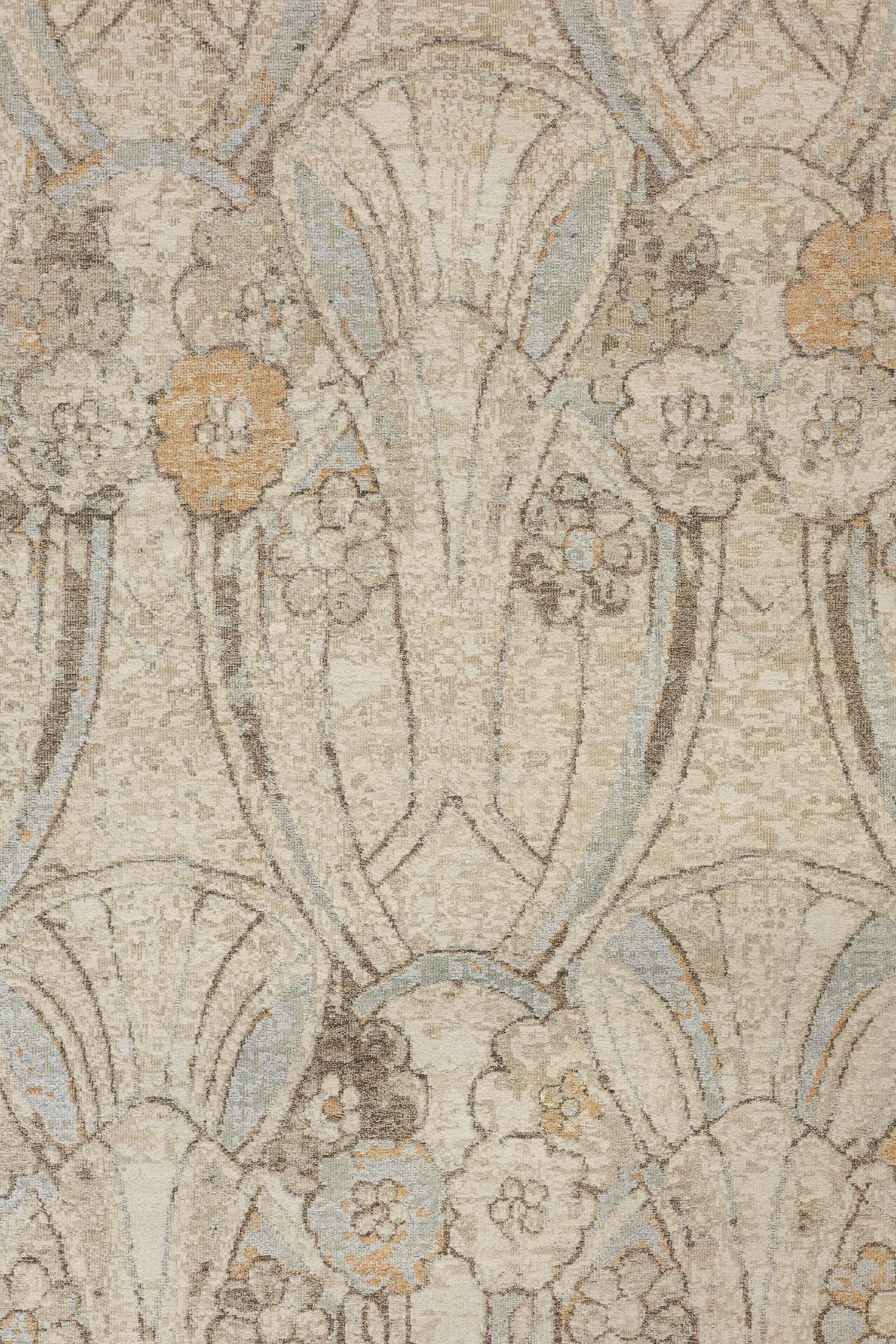 Art Nouveau Handwoven Transitional Rug | Landry & Arcari