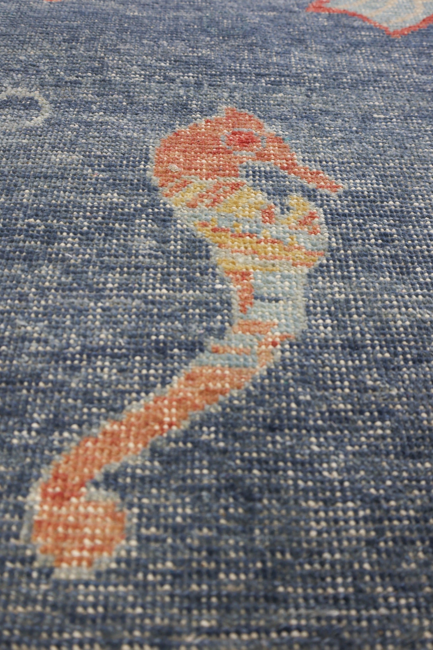 Large Fish Handwoven Transitional Rug | Landry & Arcari