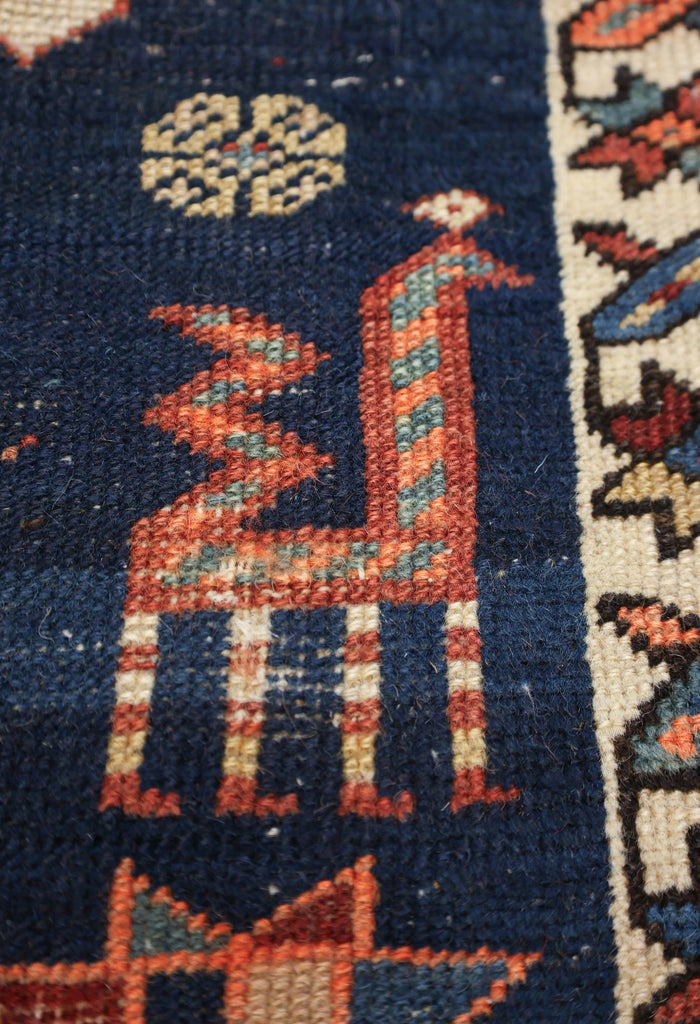 Vintage Azeri Handwoven Tribal Rug | Landry & Arcari