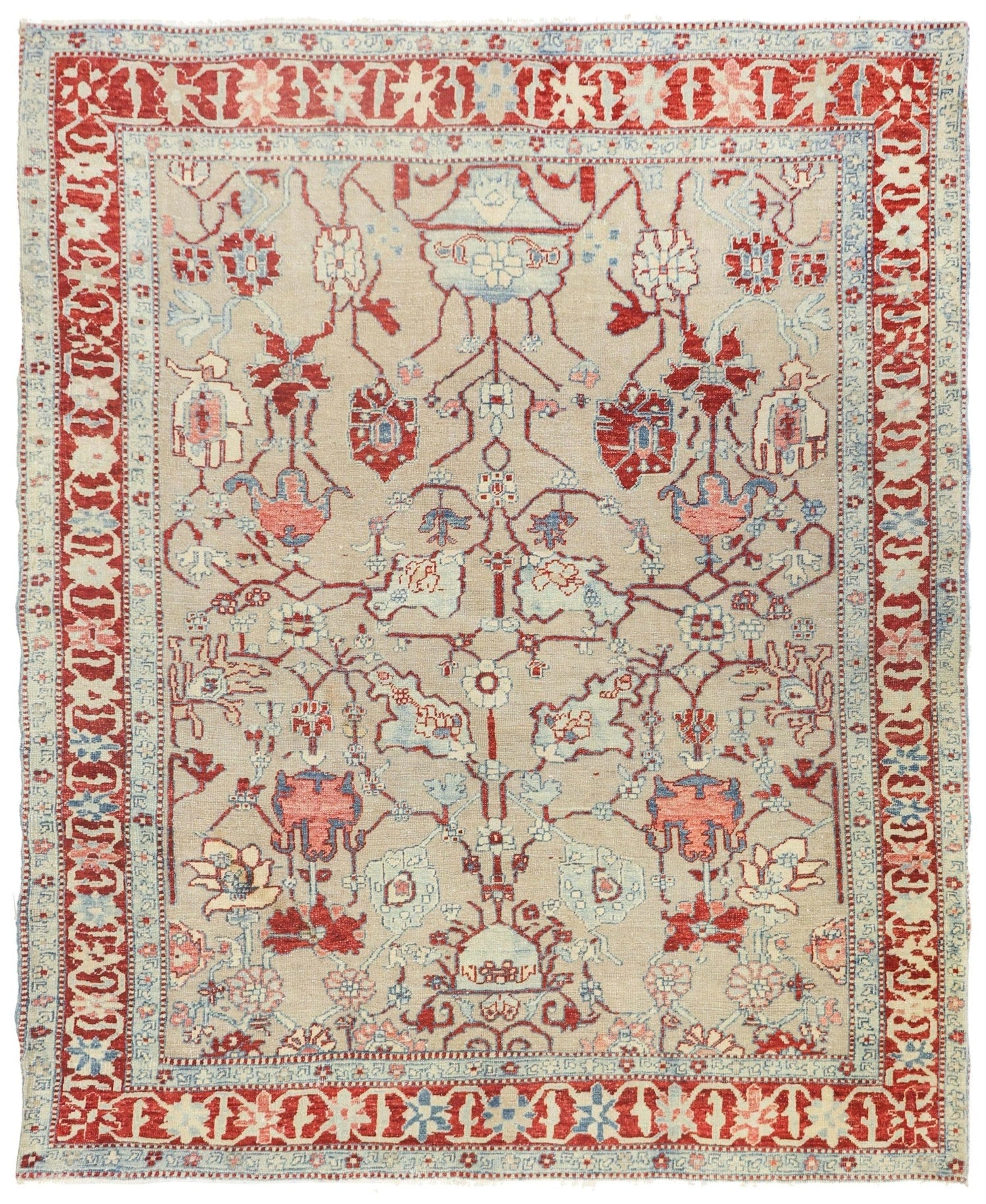 Vintage Azeri Handwoven Tribal Rug | Landry & Arcari