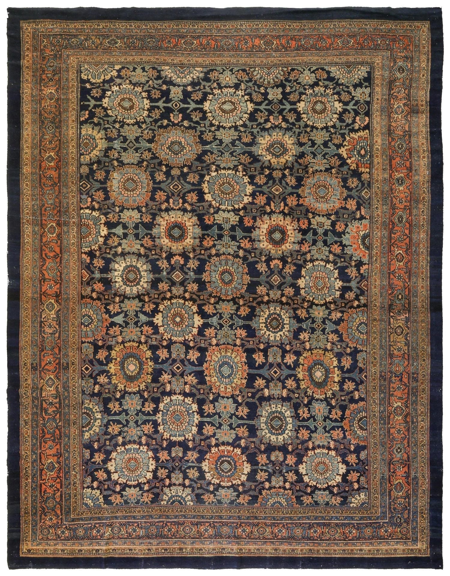 Antique Bibikabad Handwoven Tribal Rug | Landry & Arcari