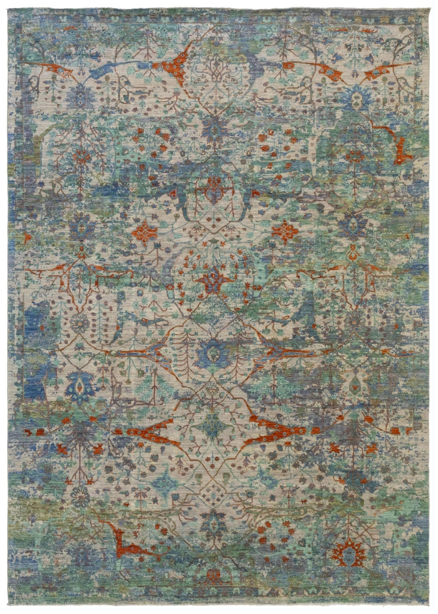 Erased Arabesque Handwoven Tribal Rug | Landry & Arcari