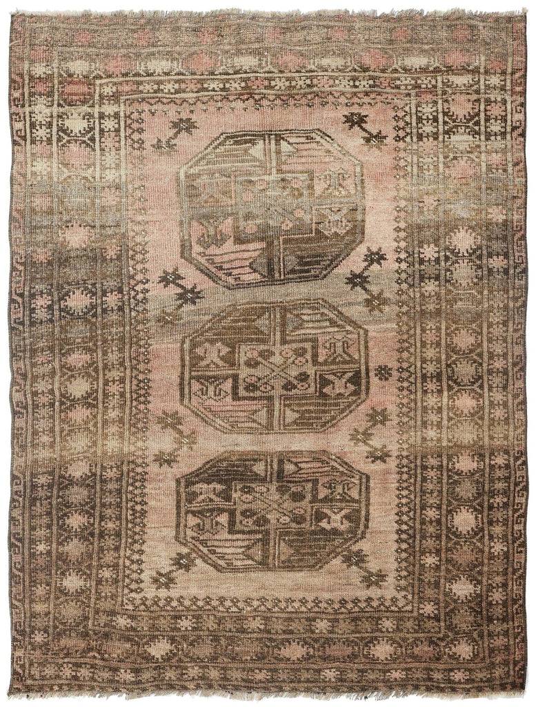 Vintage Ersari Handwoven Tribal Rug | Landry & Arcari