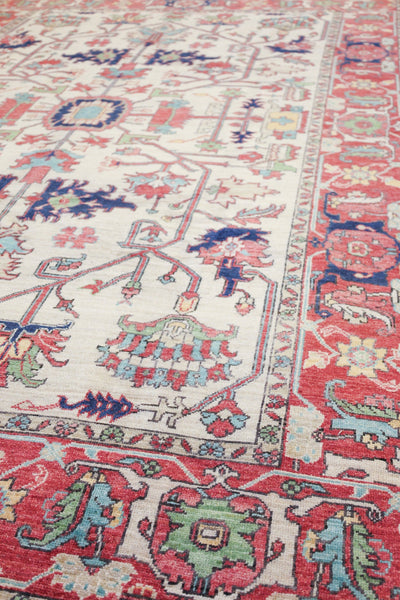 Antique Keshan Handwoven Traditional Rug | Landry & Arcari
