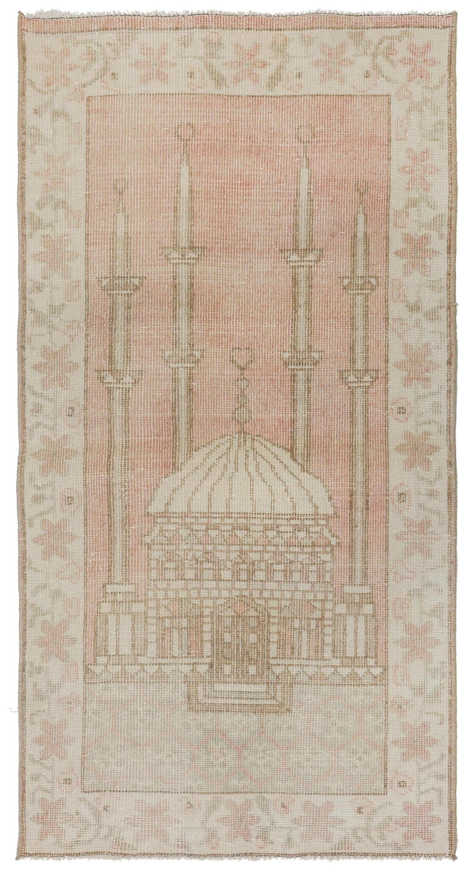 Vintage Mosque Handwoven Tribal Rug | Landry & Arcari