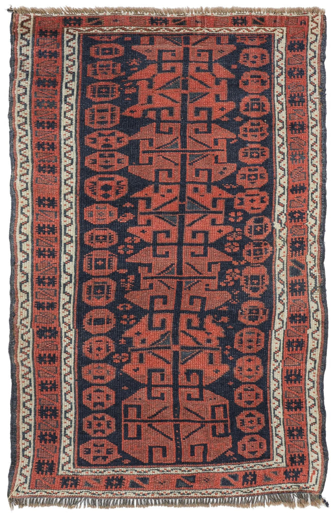 Vintage Sparta Handwoven Tribal Rug | Landry & Arcari