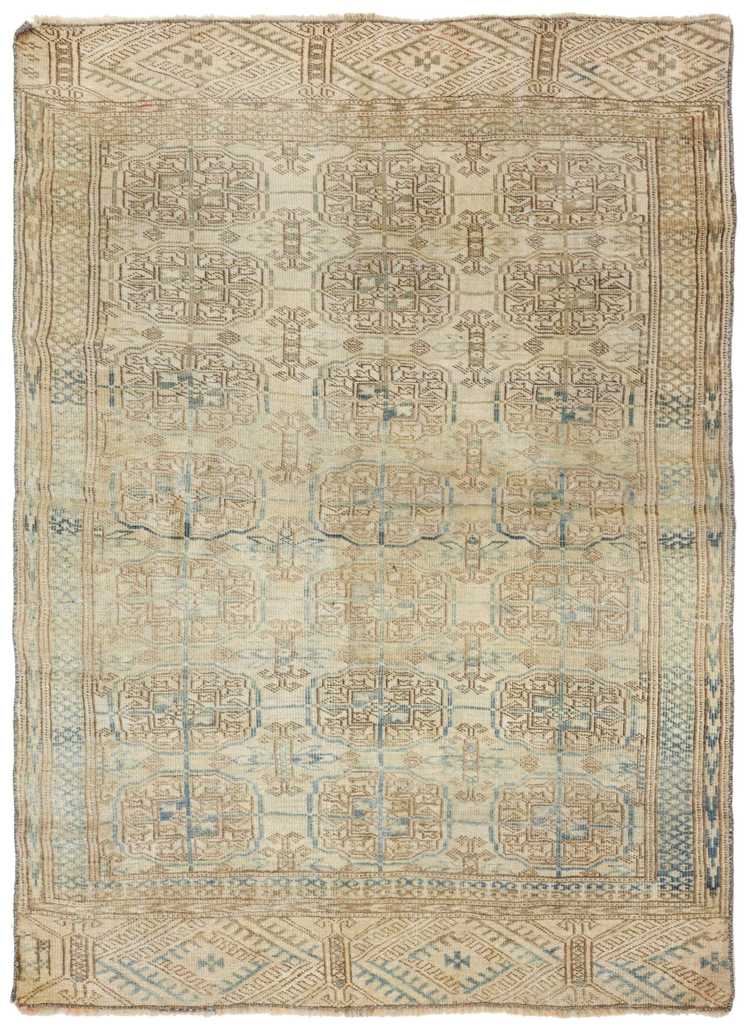 Vintage Tekke Handwoven Tribal Rug | Landry & Arcari