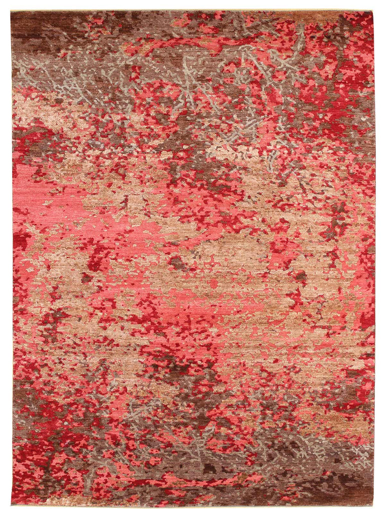 Goldberg Fire Handwoven Contemporary Rug | Landry & Arcari