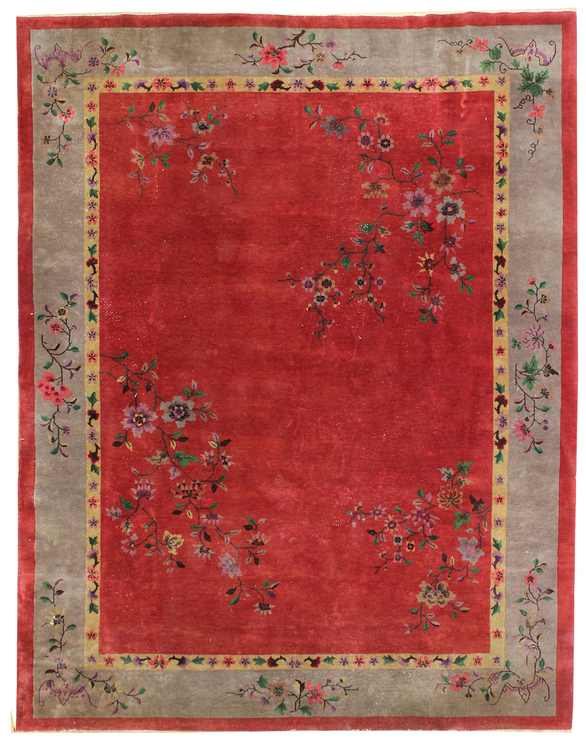 Antique Deco Handwoven Traditional Rug | Landry & Arcari