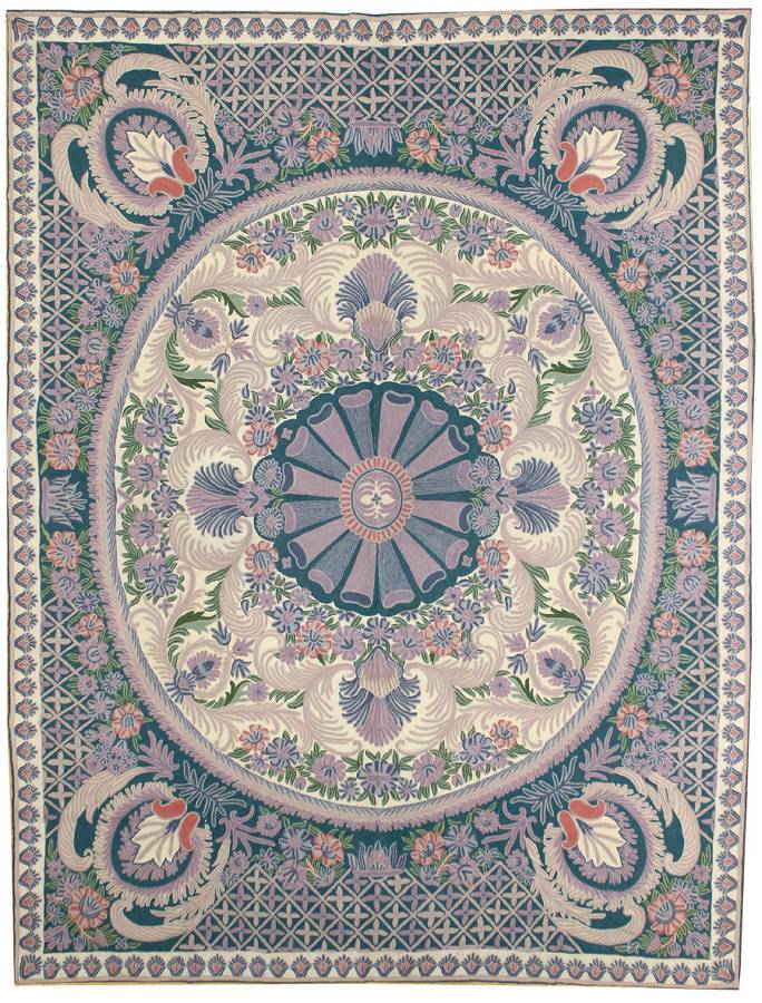 Antique Kashmiri Handwoven Traditional Rug | Landry & Arcari