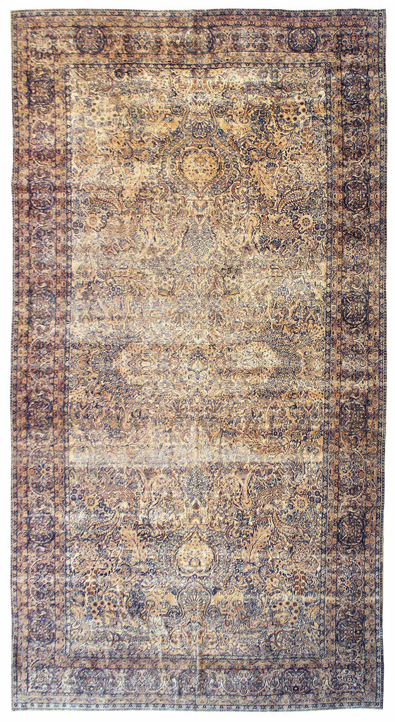 Antique Lavar Kerman Handwoven Traditional Rug | Landry & Arcari