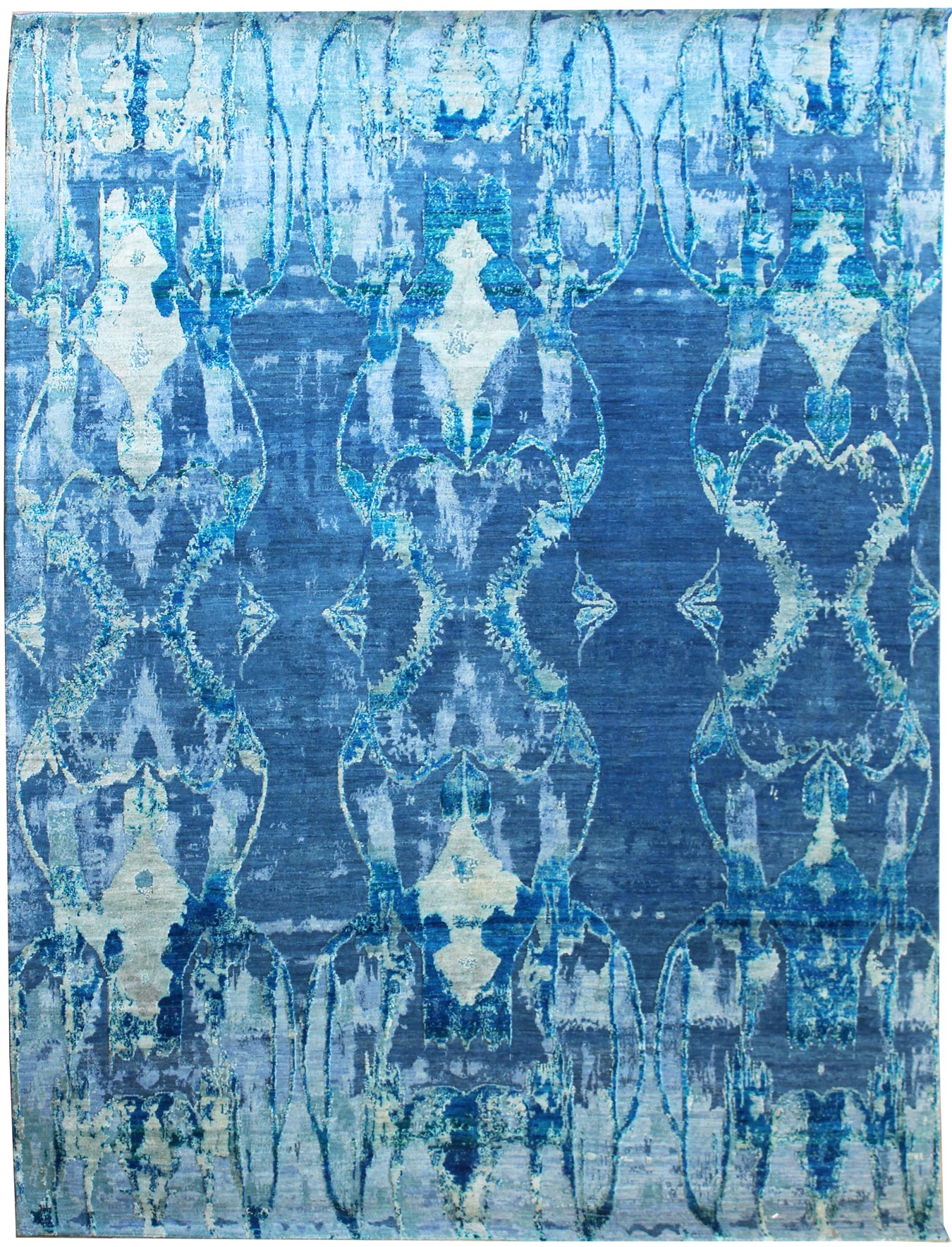 Ikat Handwoven Transitional Rug | Landry & Arcari