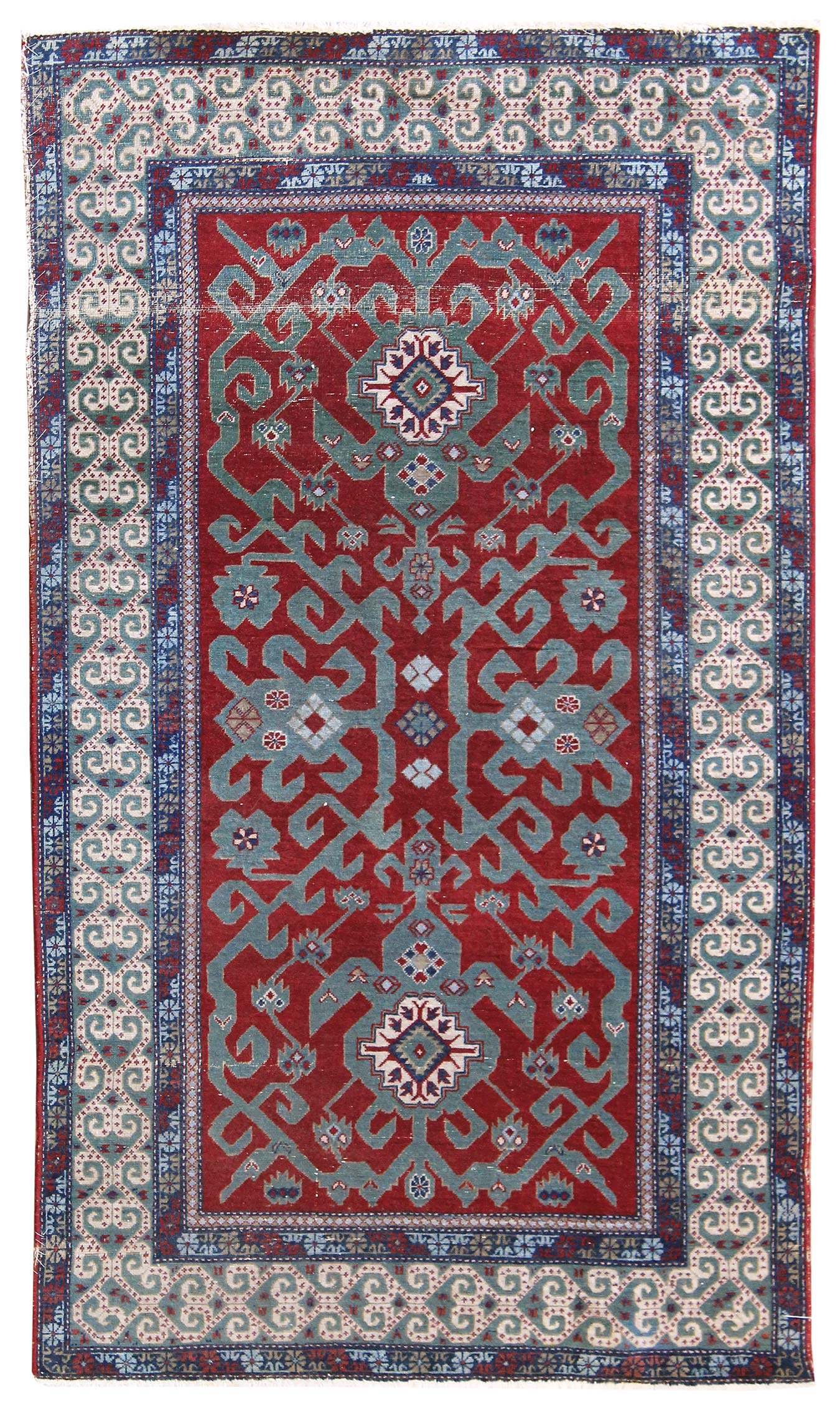 Antique Azerbaijan Handwoven Tribal Rug | Landry & Arcari