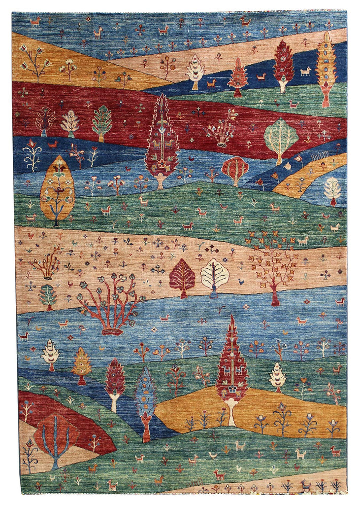 Shahsevan Khorjin Handwoven Tribal Rug | Landry & Arcari