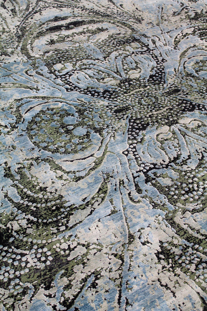 Art Nouveau Handwoven Contemporary Rug | Landry & Arcari