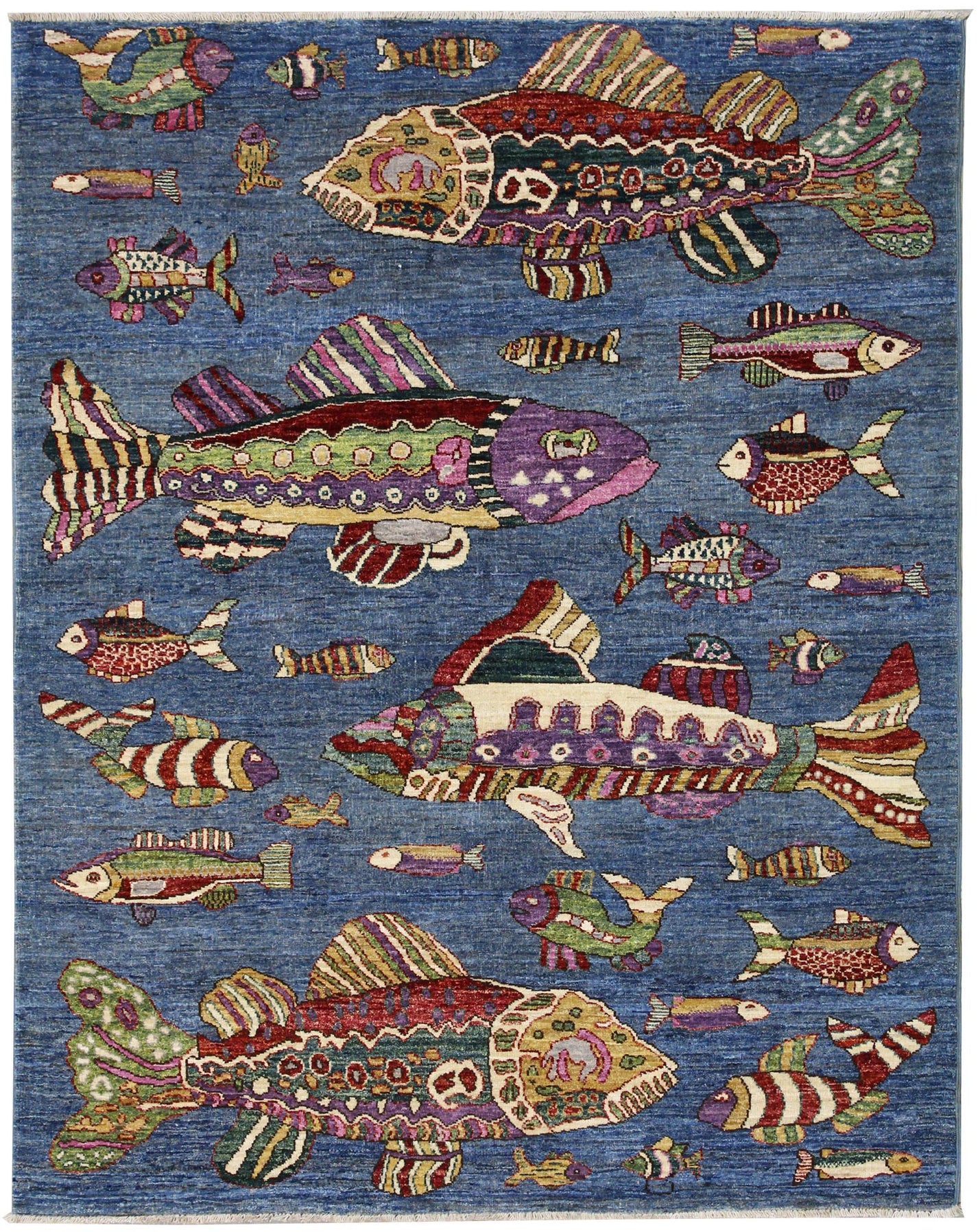 Big Fish Handwoven Contemporary Rug | Landry & Arcari – Landry & Arcari ...