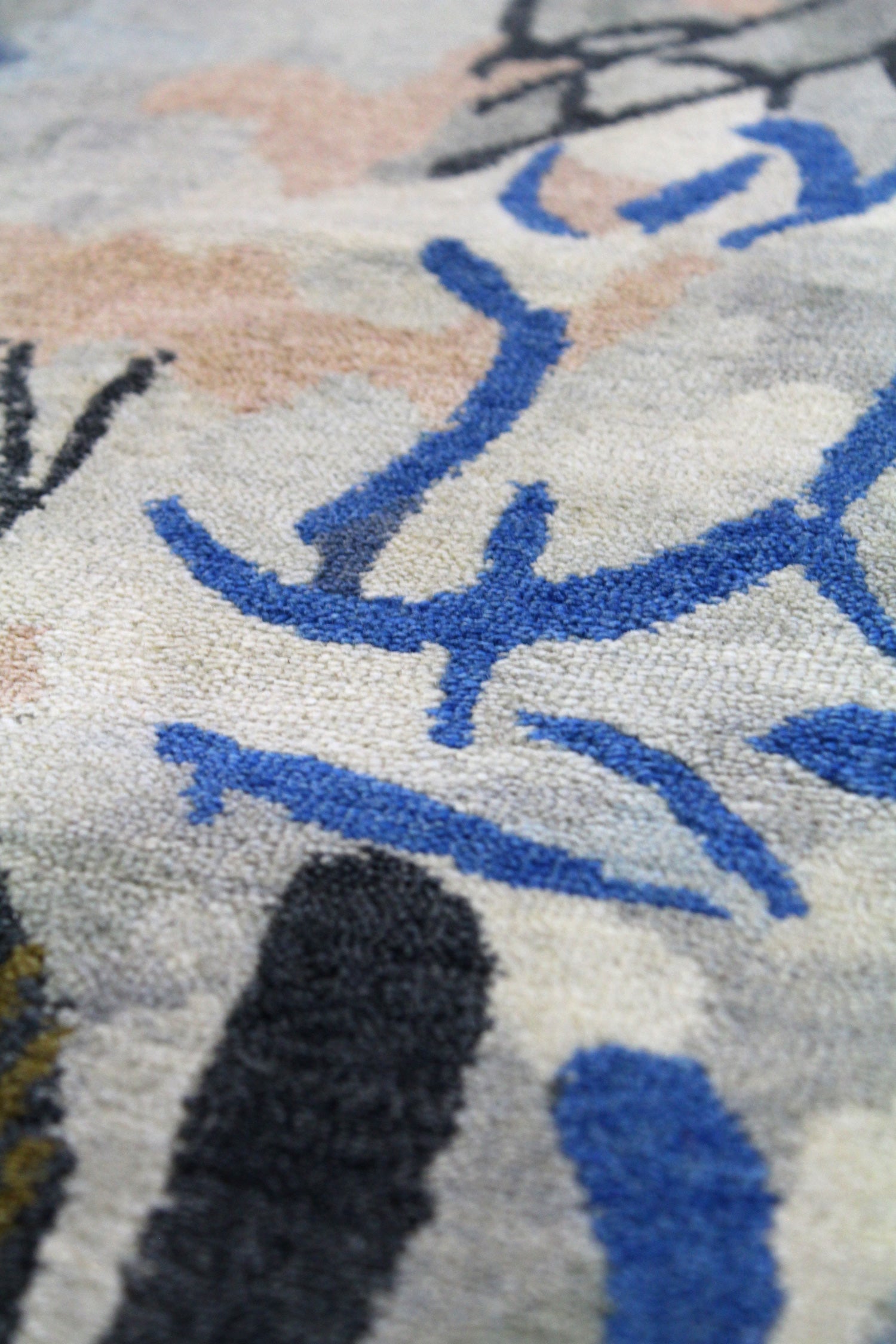 Blue Moon Handwoven Contemporary Rug | Landry & Arcari