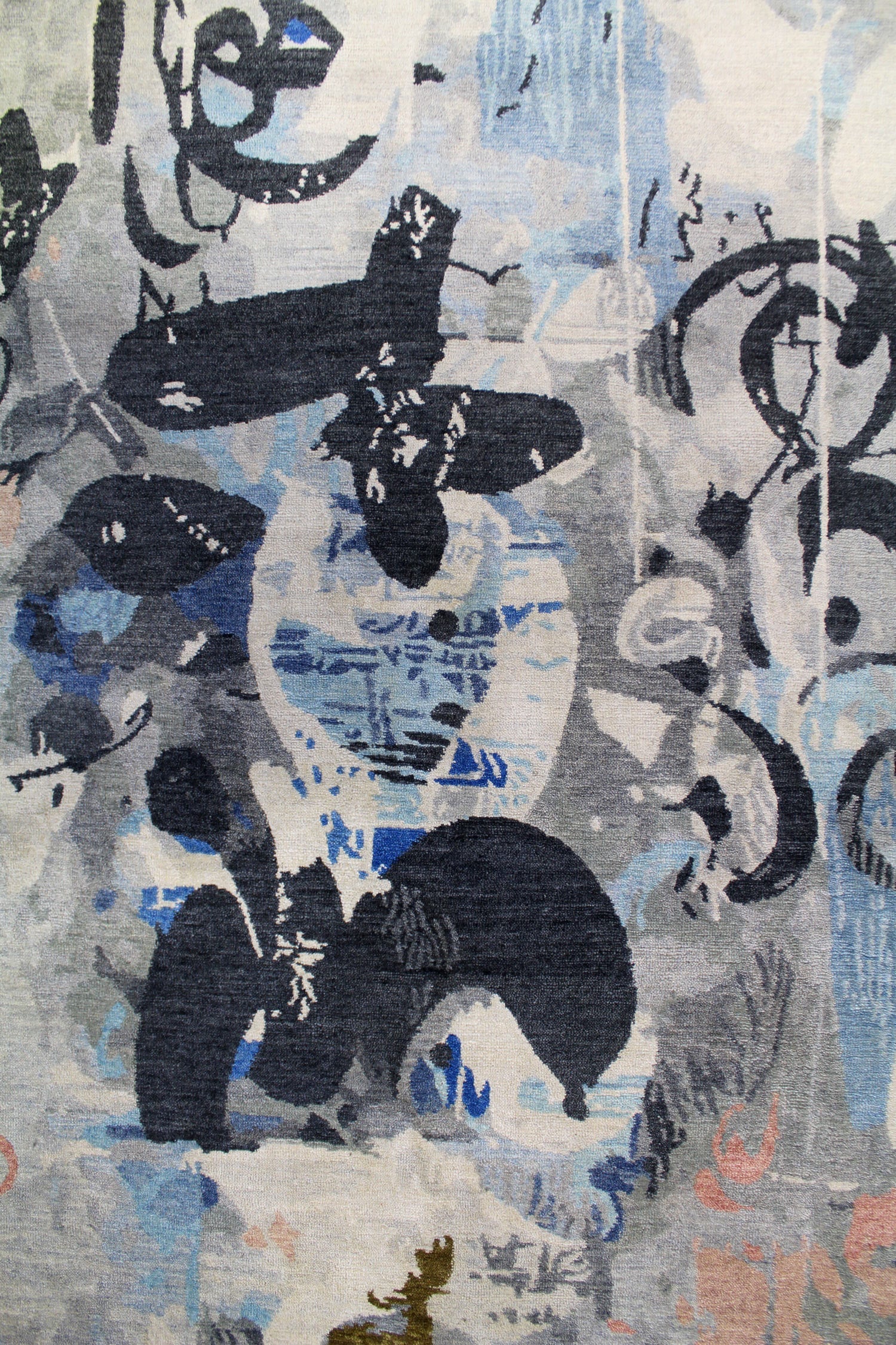 Blue Moon Handwoven Contemporary Rug | Landry & Arcari