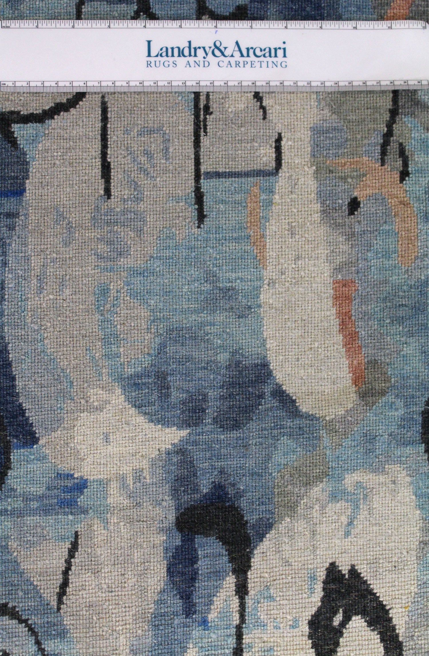Blue Moon Handwoven Contemporary Rug | Landry & Arcari