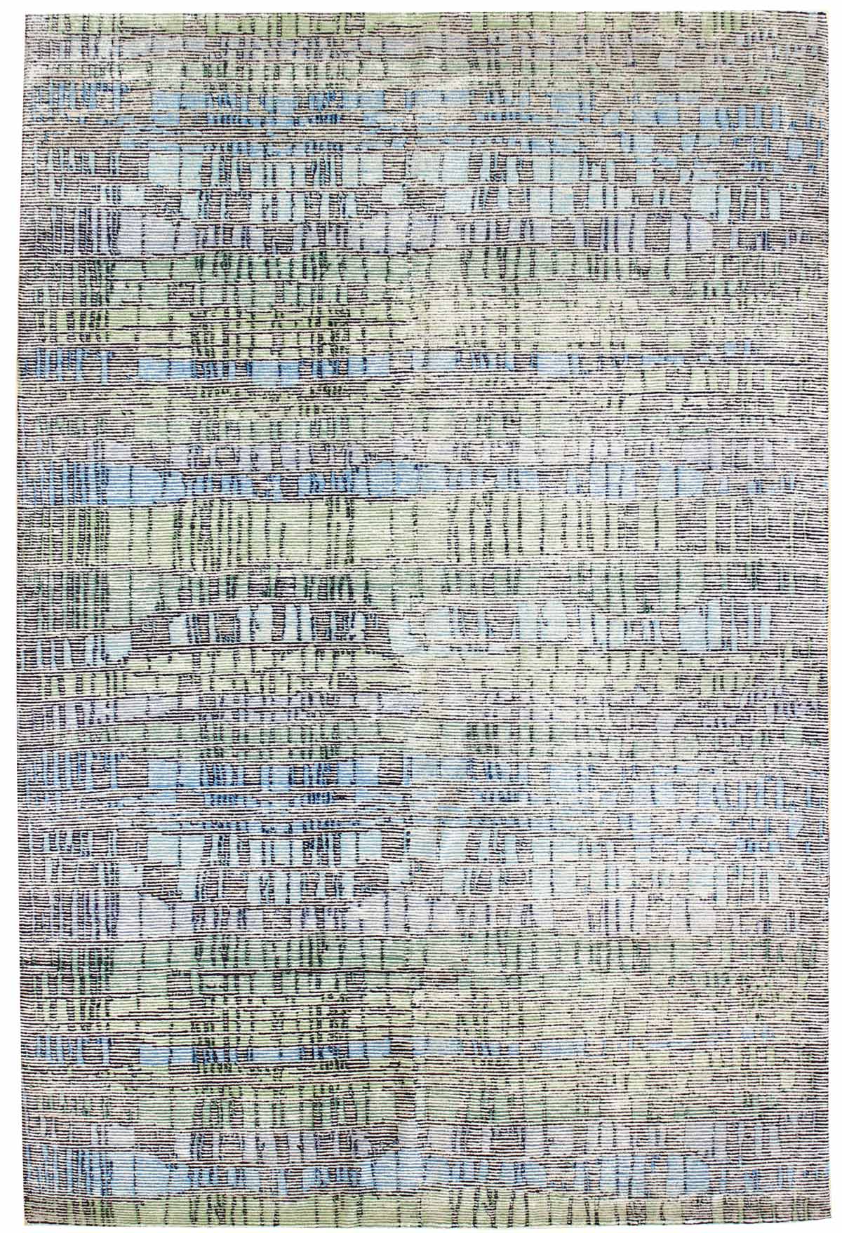 Ikat Handwoven Contemporary Rug | Landry & Arcari