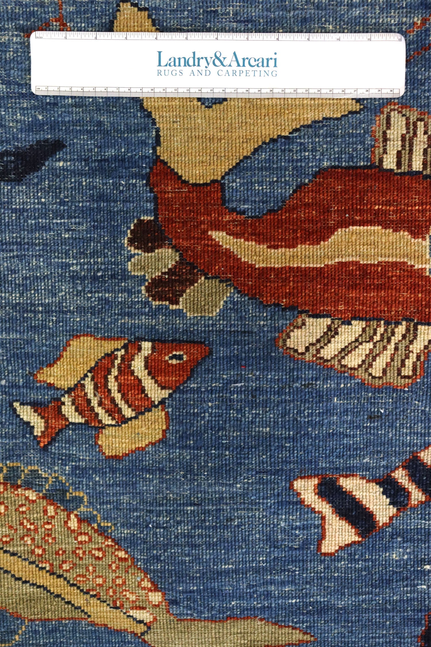 Orca Fish Handwoven Contemporary Rug | Landry & Arcari