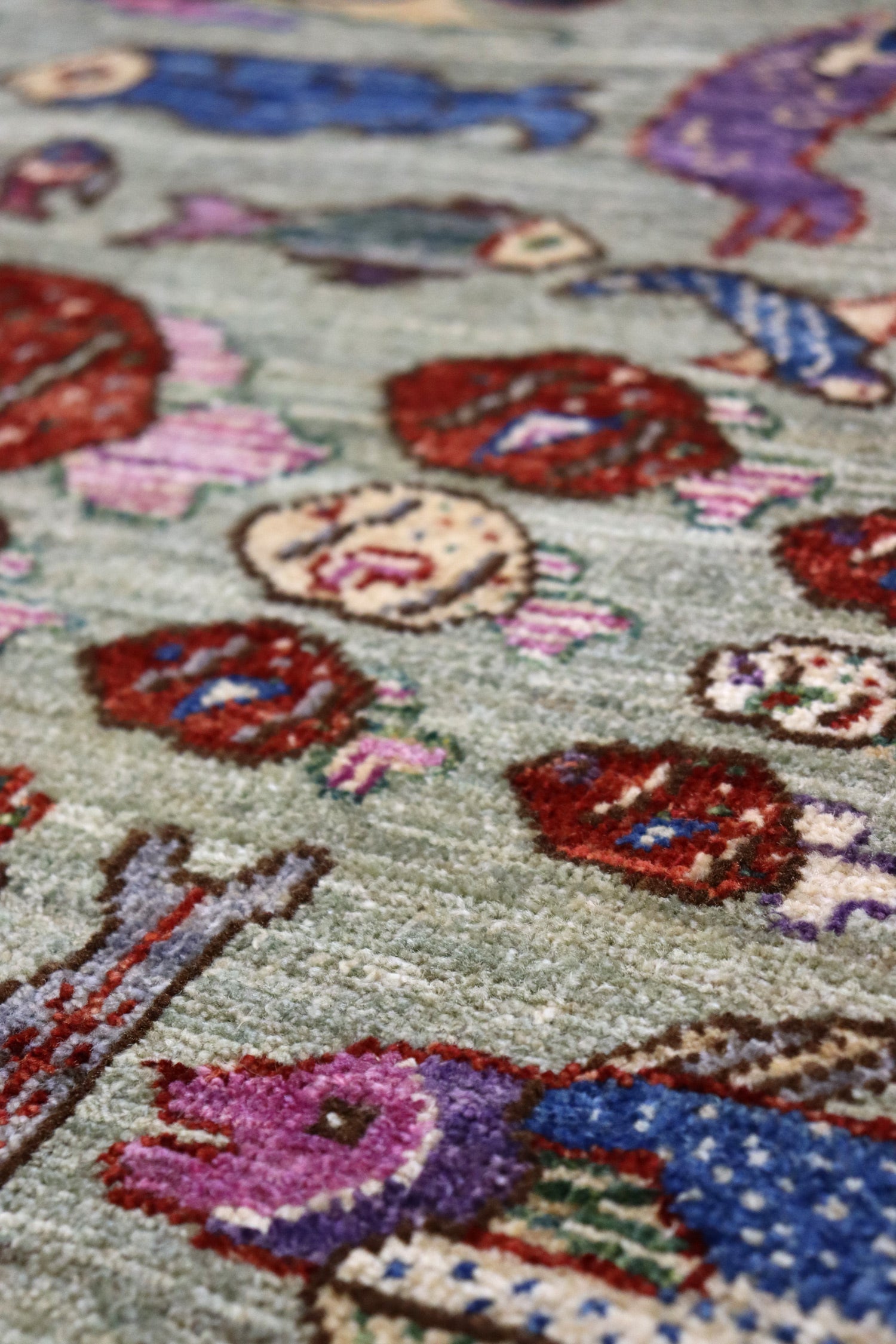 Small Fish Handwoven Contemporary Rug | Landry & Arcari