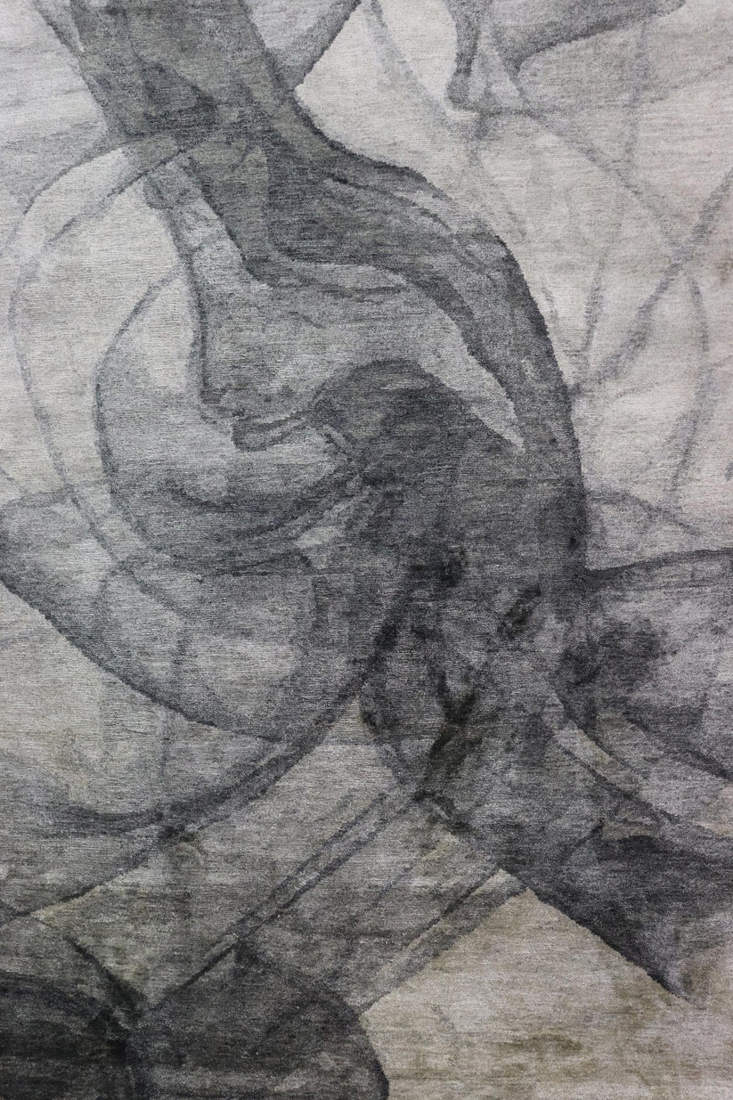 Smoke Handwoven Contemporary Rug | Landry & Arcari – Landry & Arcari ...