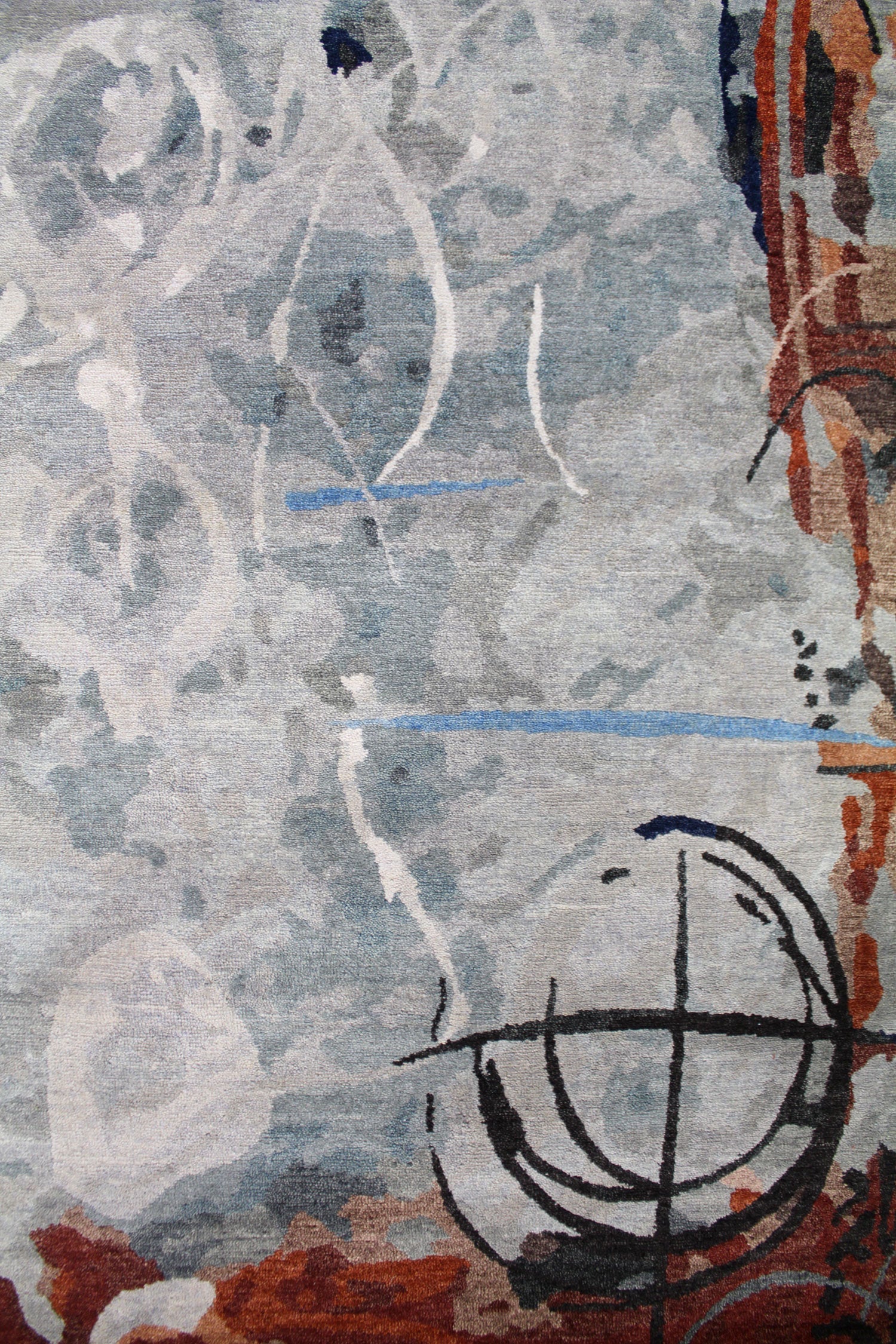 Street Art Handwoven Contemporary Rug | Landry & Arcari