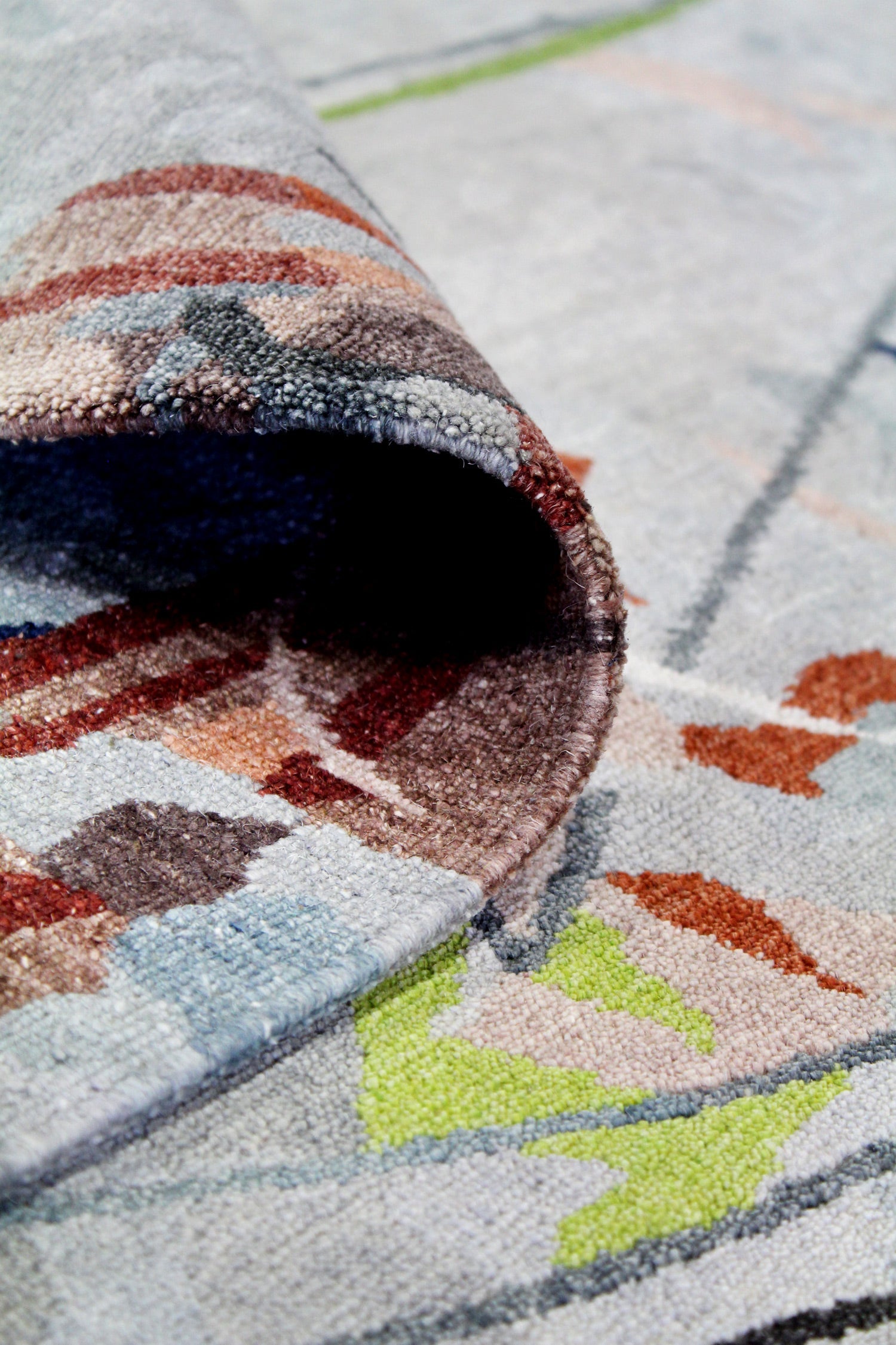 Street Art Handwoven Contemporary Rug | Landry & Arcari