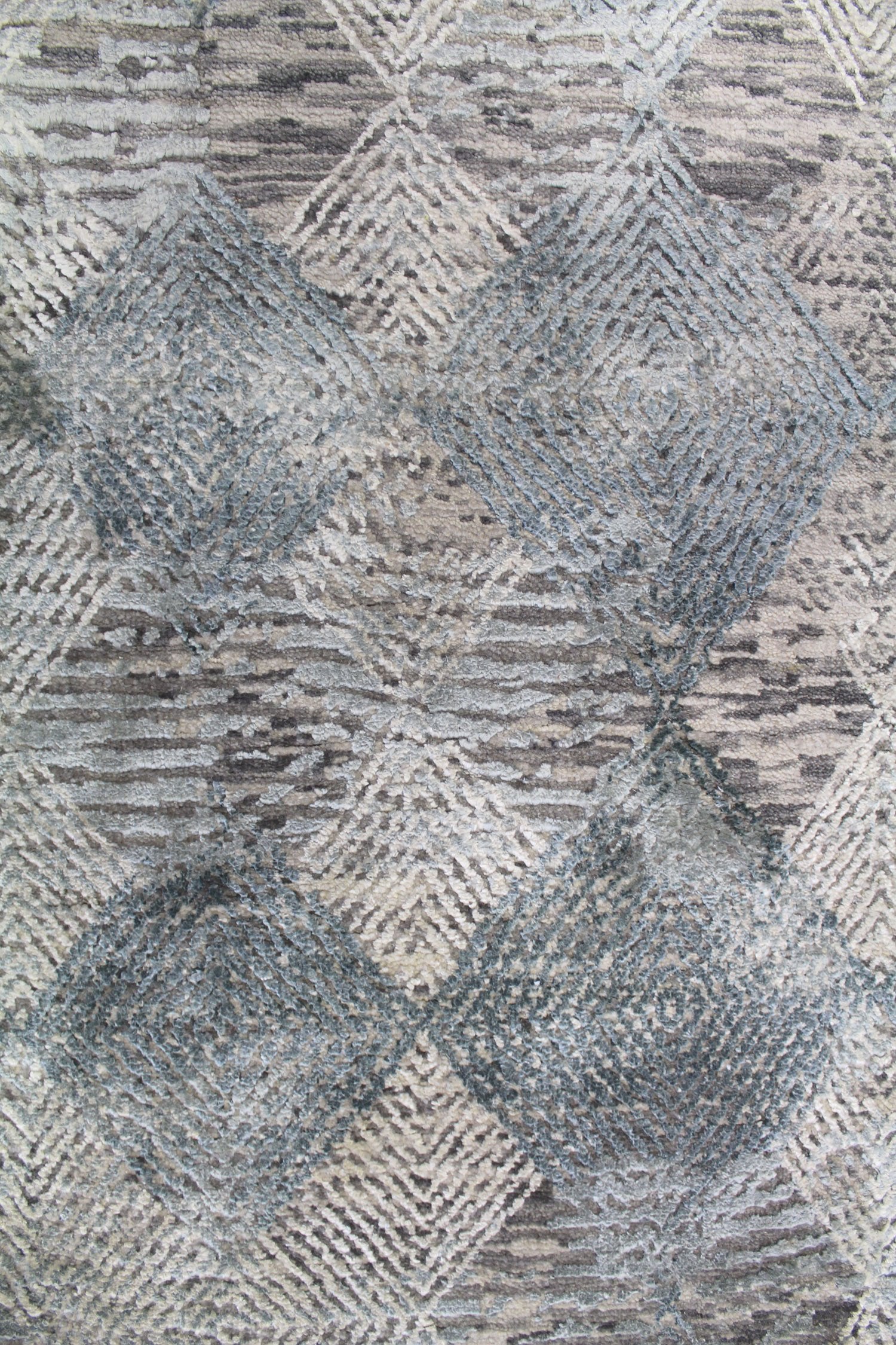 Woven Diamond Handwoven Contemporary Rug | Landry & Arcari