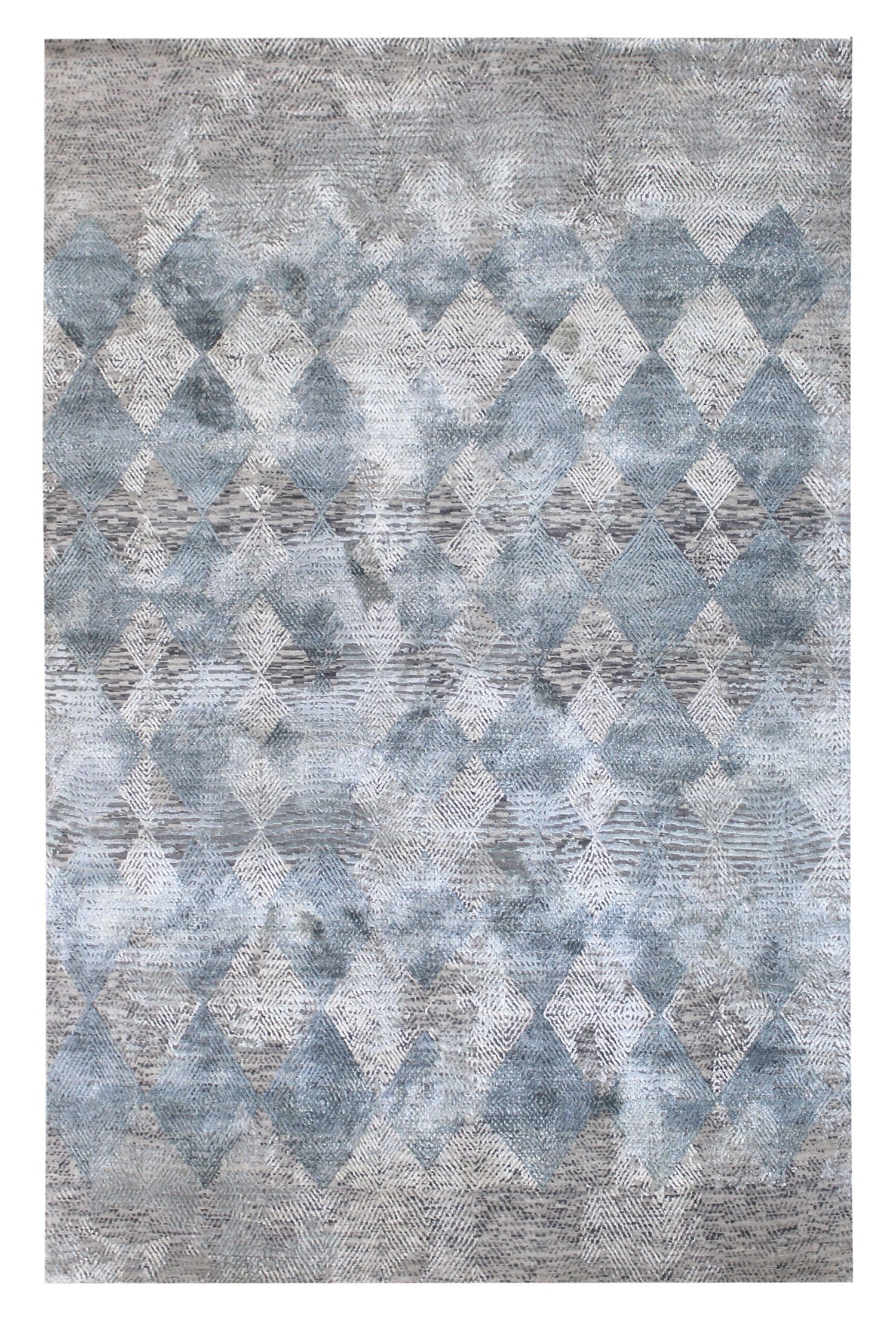 Woven Diamond Handwoven Contemporary Rug | Landry & Arcari