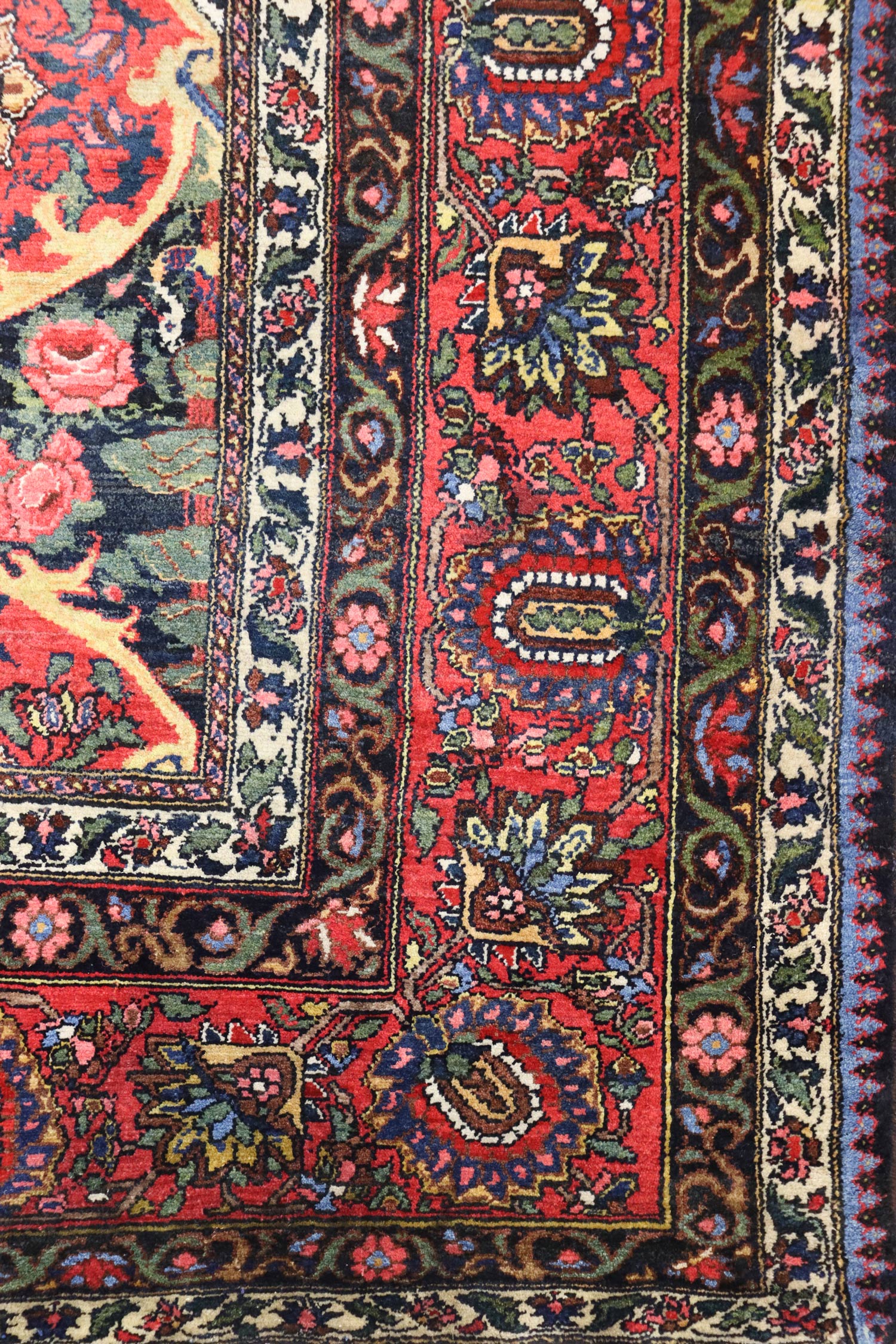 Antique Bakhtiari Handwoven Traditional Rug | Landry & Arcari