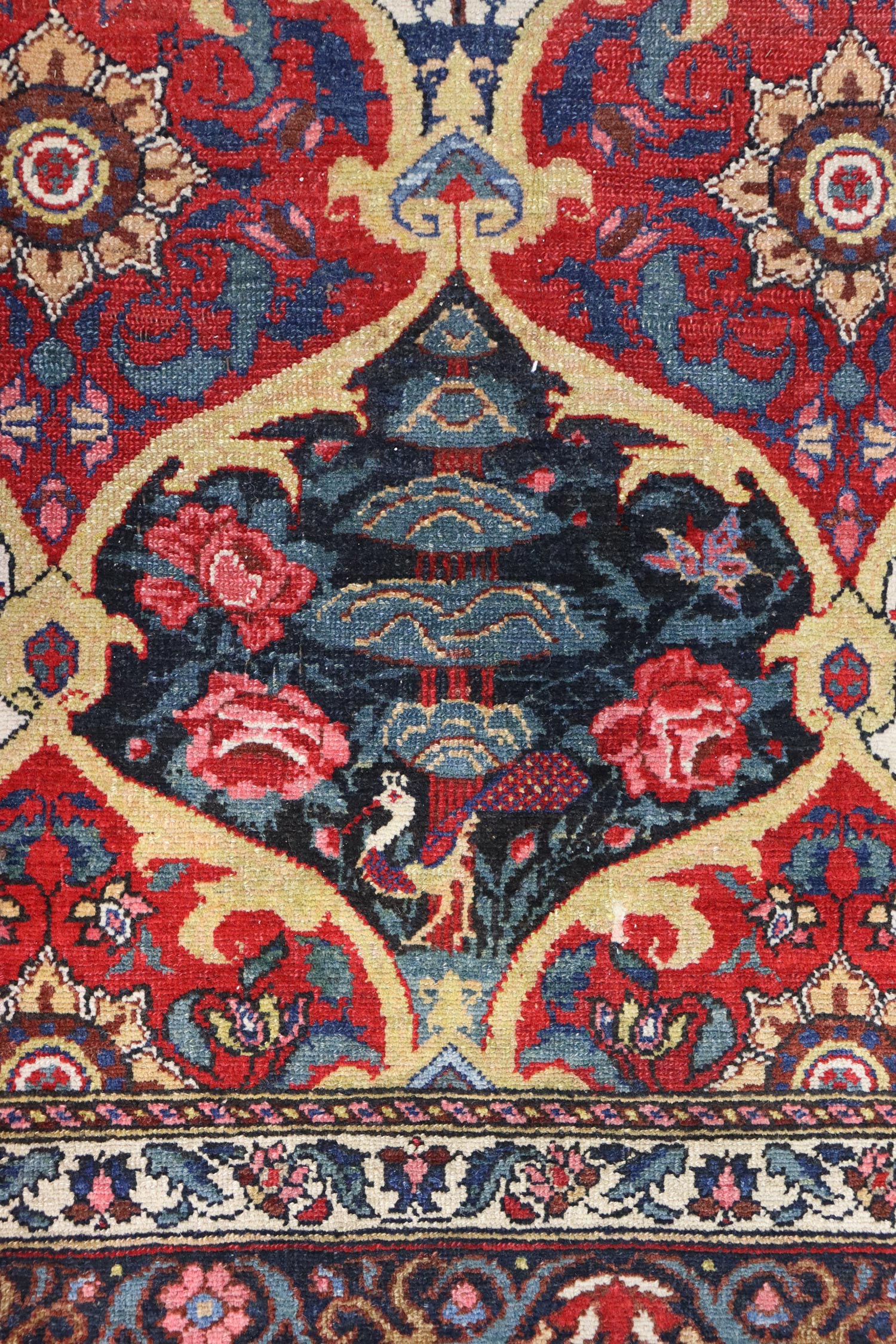 Antique Bakhtiari Handwoven Traditional Rug | Landry & Arcari