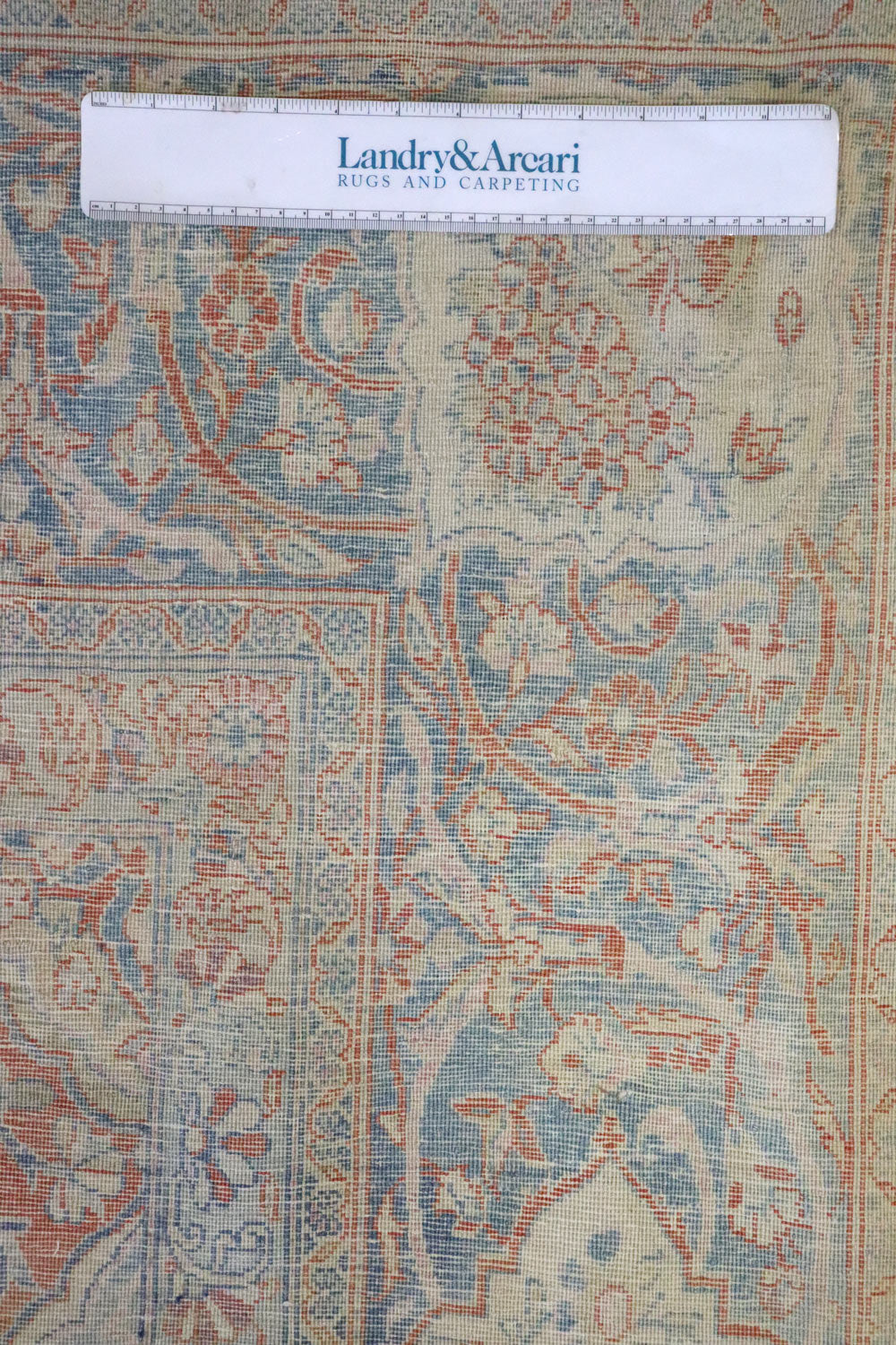 Vintage Dabir Kashan Handwoven Traditional Rug | Landry & Arcari